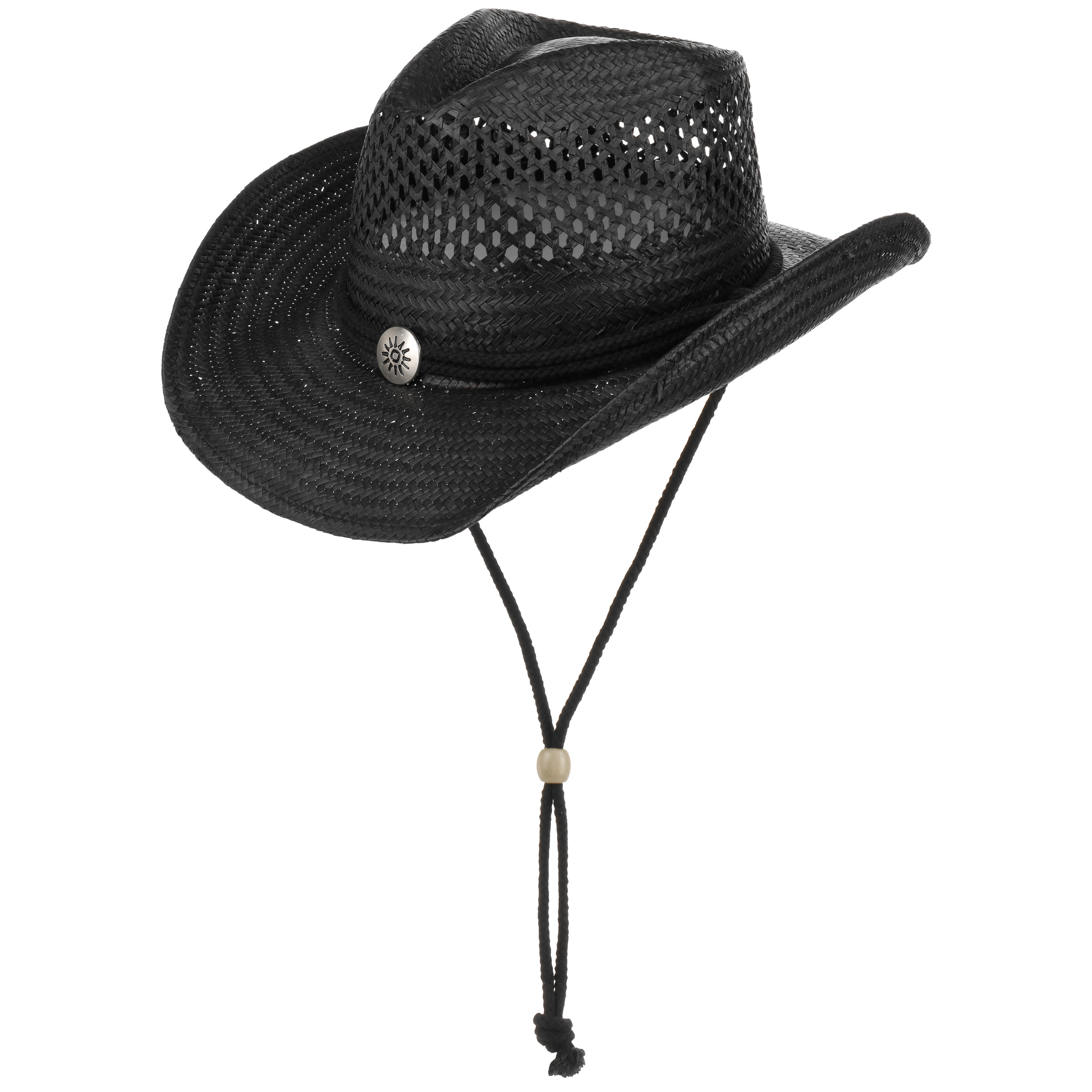 Classic Vented Crown Straw Hat by Conner - 72,95