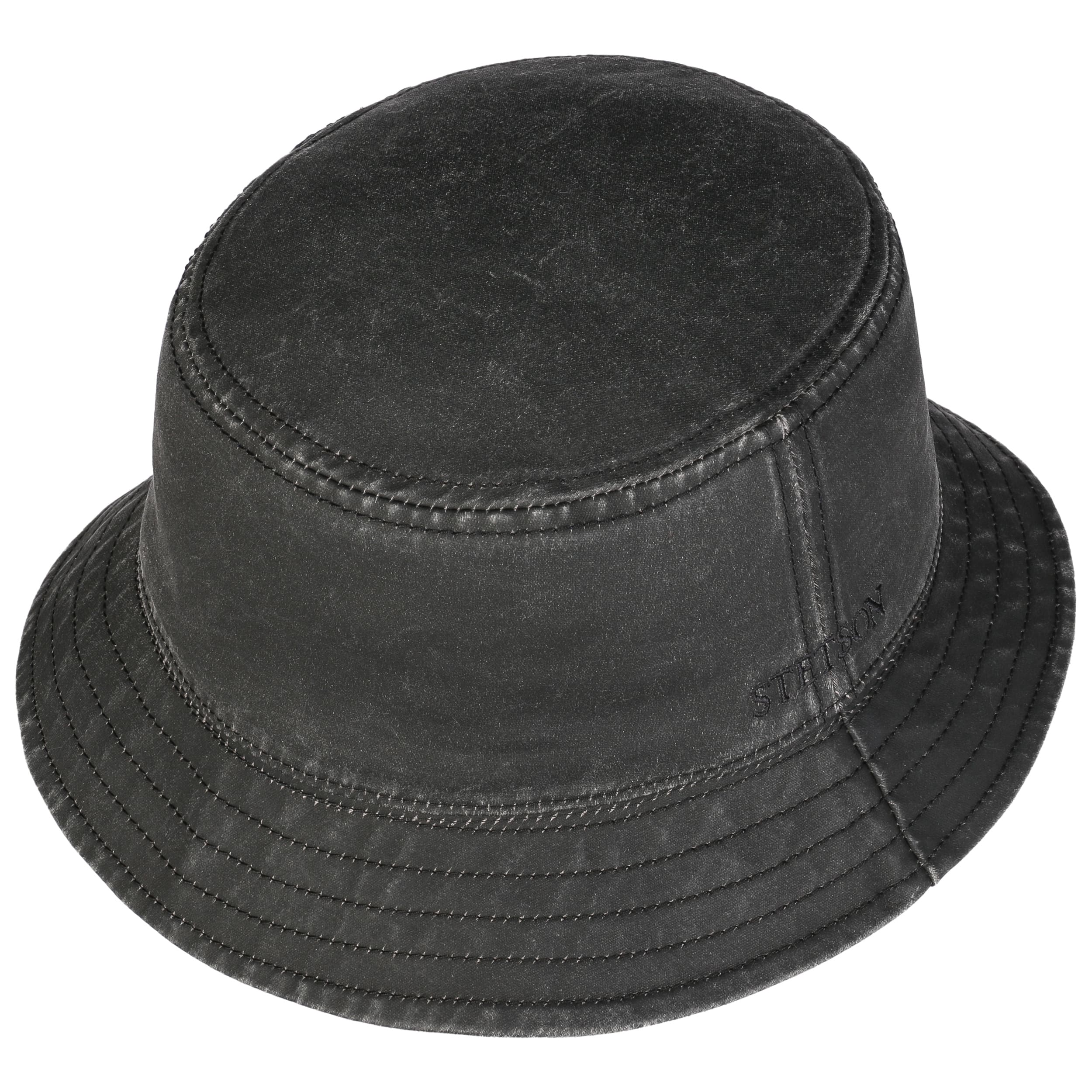 Cloth Bucket Hat with Ear Flaps by Stetson - 89,00