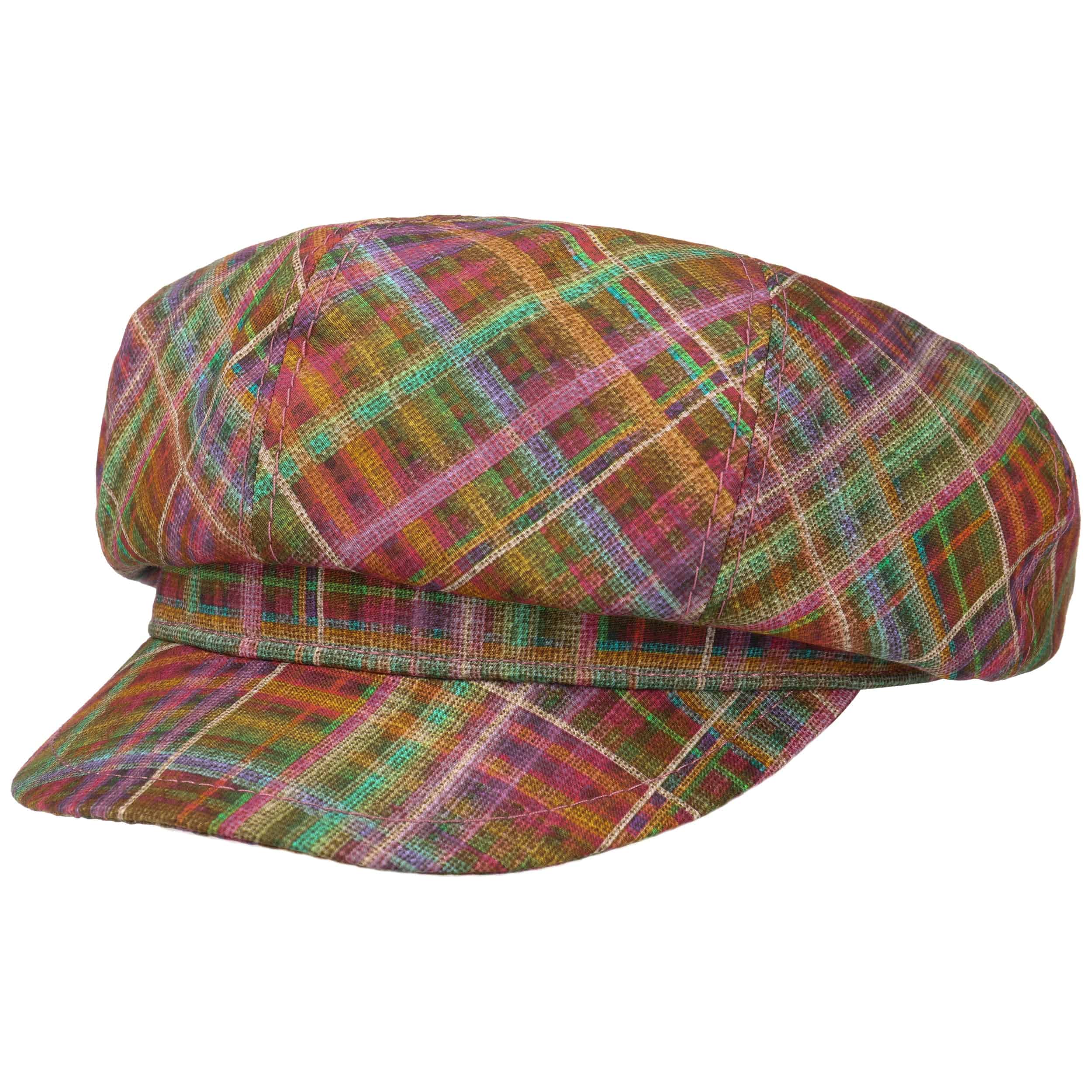Colour Check Newsboy Cap - 49,95