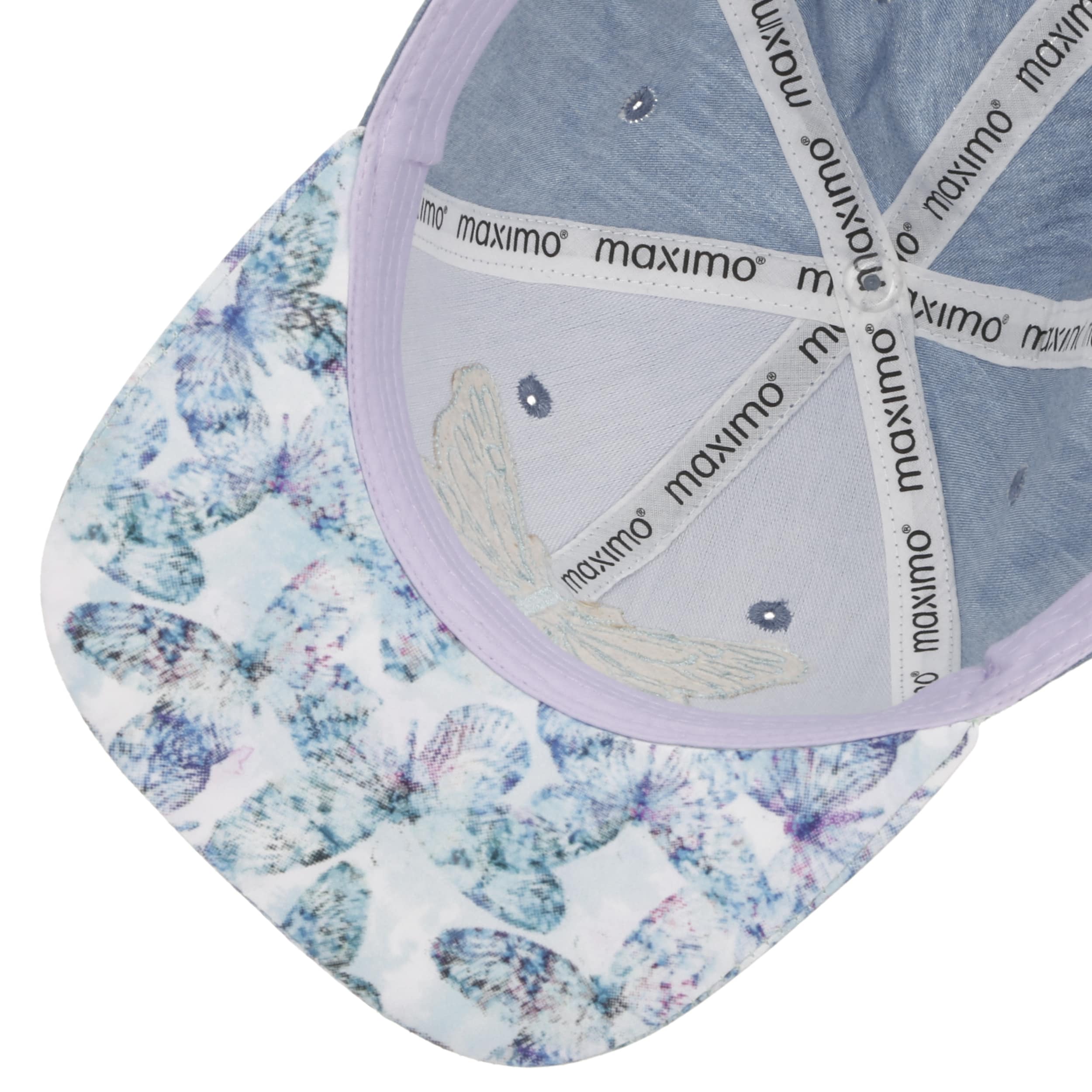 Coloured Peak Butterfly Girls Cap by maximo --> Shop Hats, Beanies ...