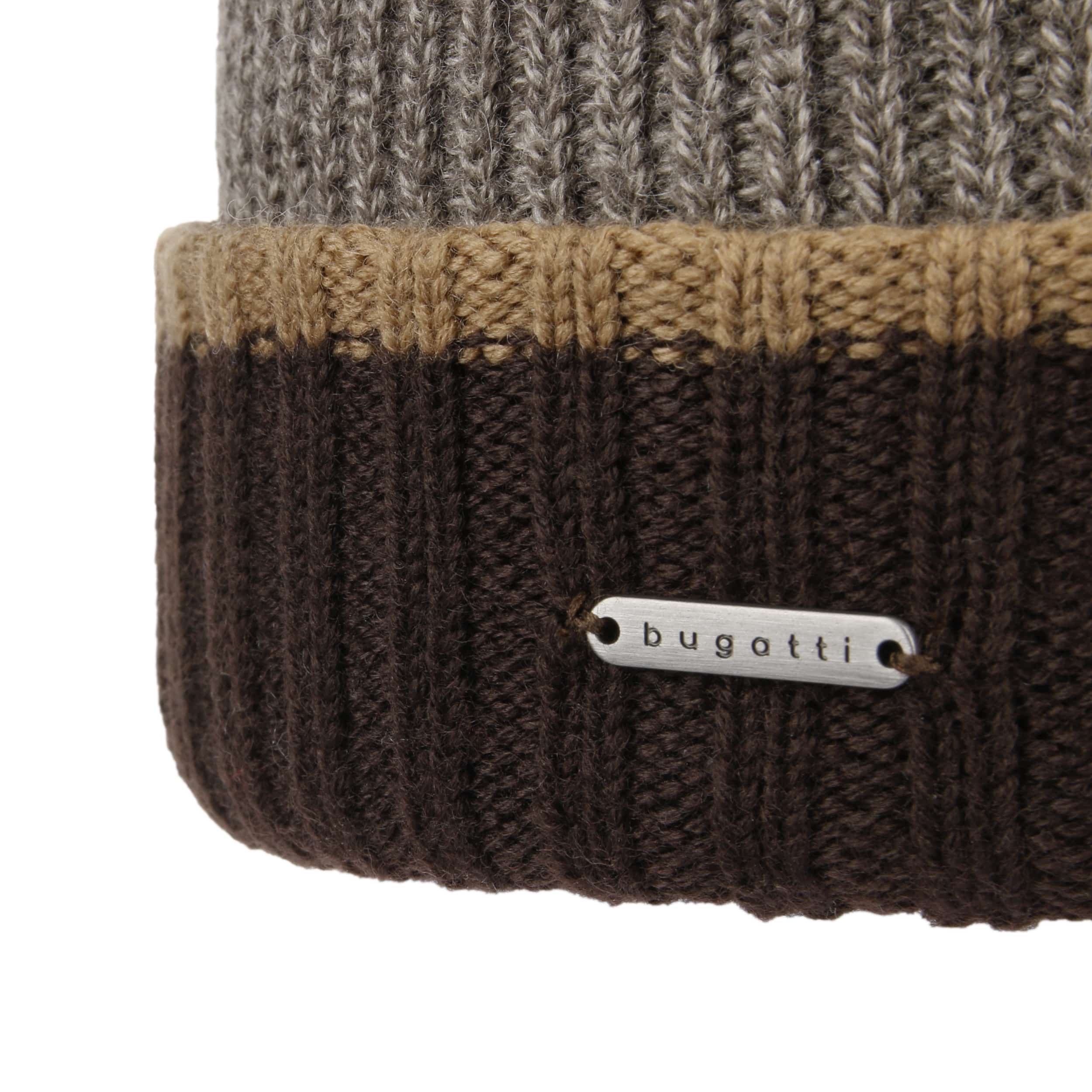 Contrast Edge Wool Beanie Hat by bugatti --> Shop Hats, Beanies & Caps ...