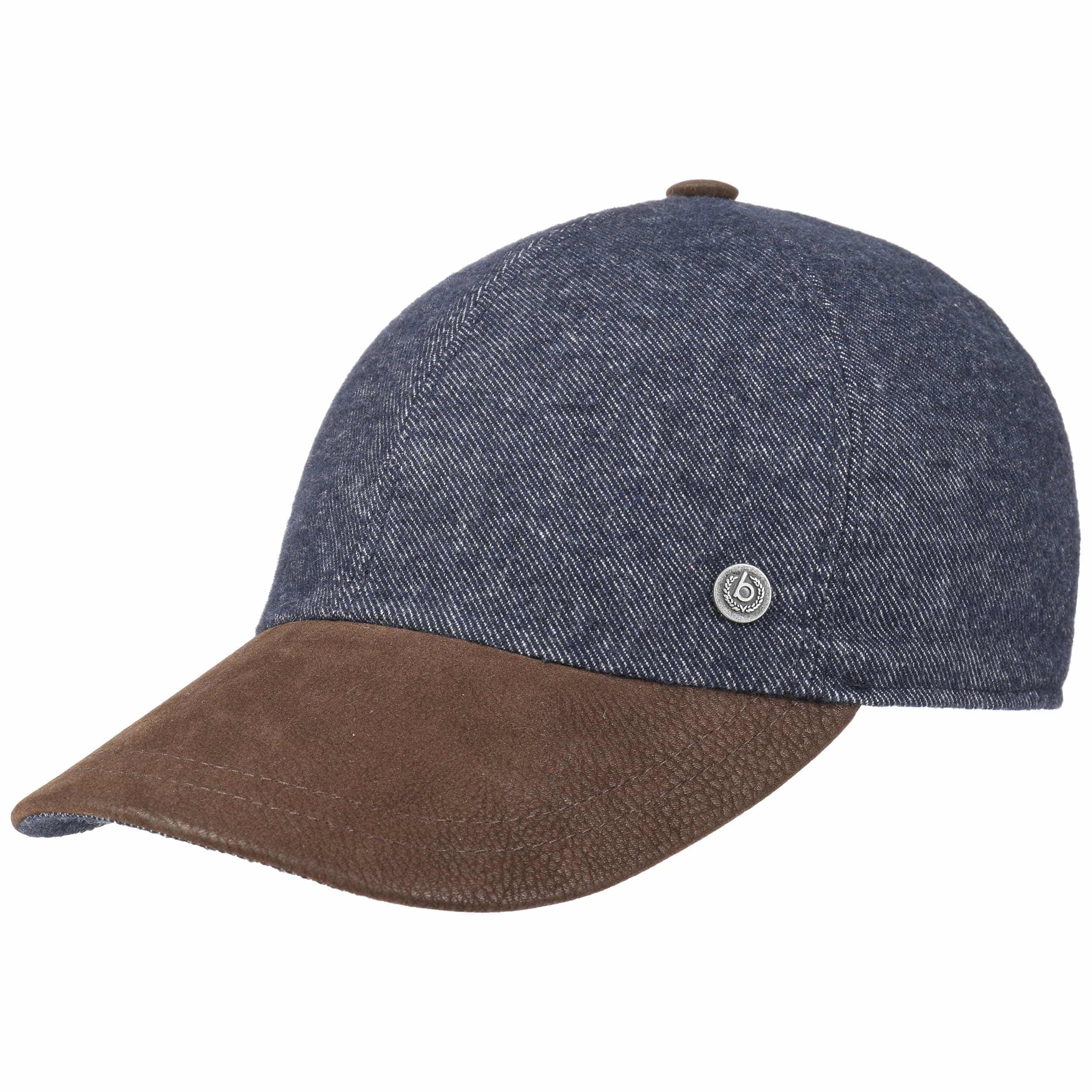 Contrast Peak Denim Baseball Cap by bugatti - 53,95