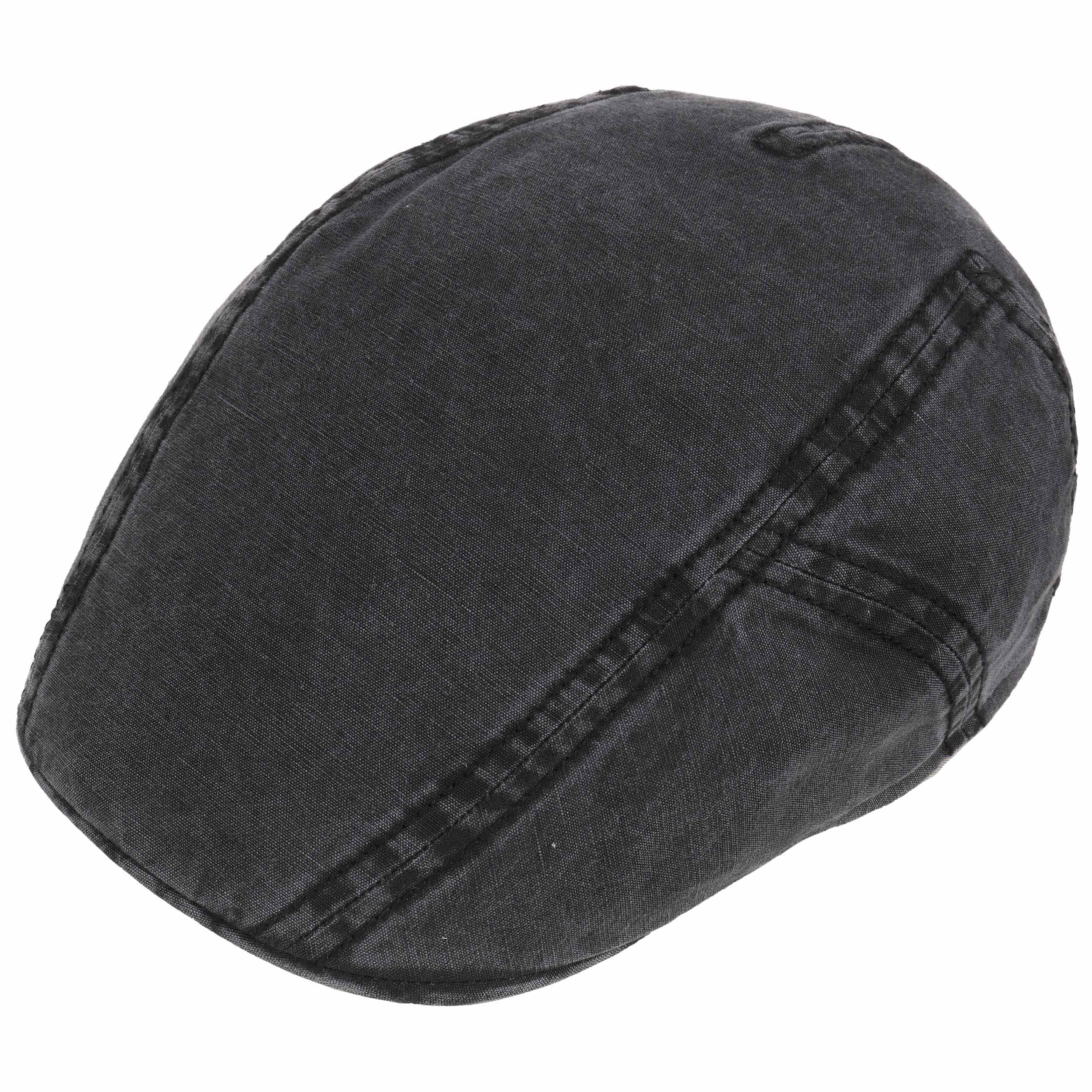 Cotton-Linen Ivy Flat Cap by Stetson - 59,00