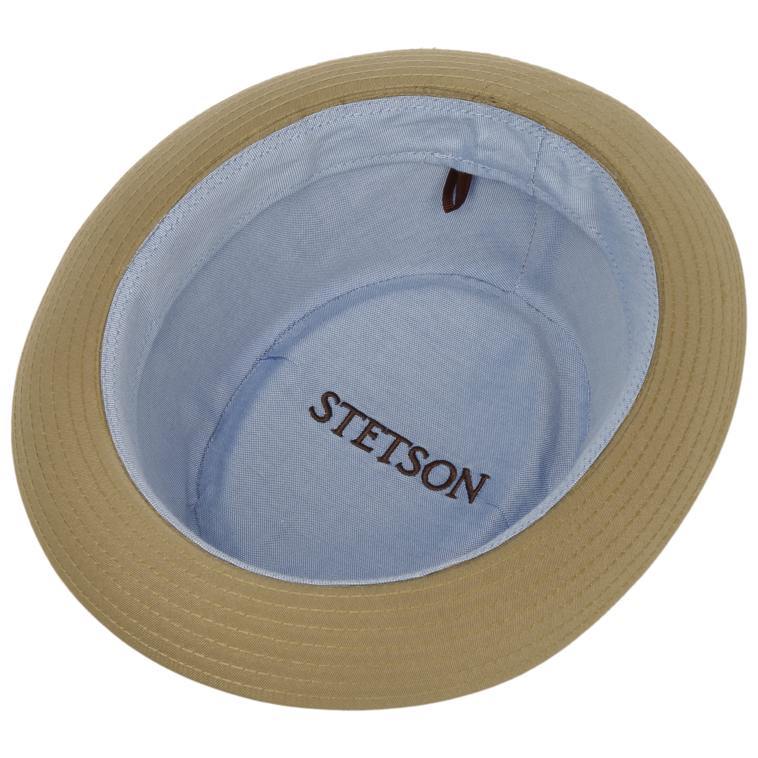 Cotton Pork Pie Cloth Hat by Stetson - 99,00