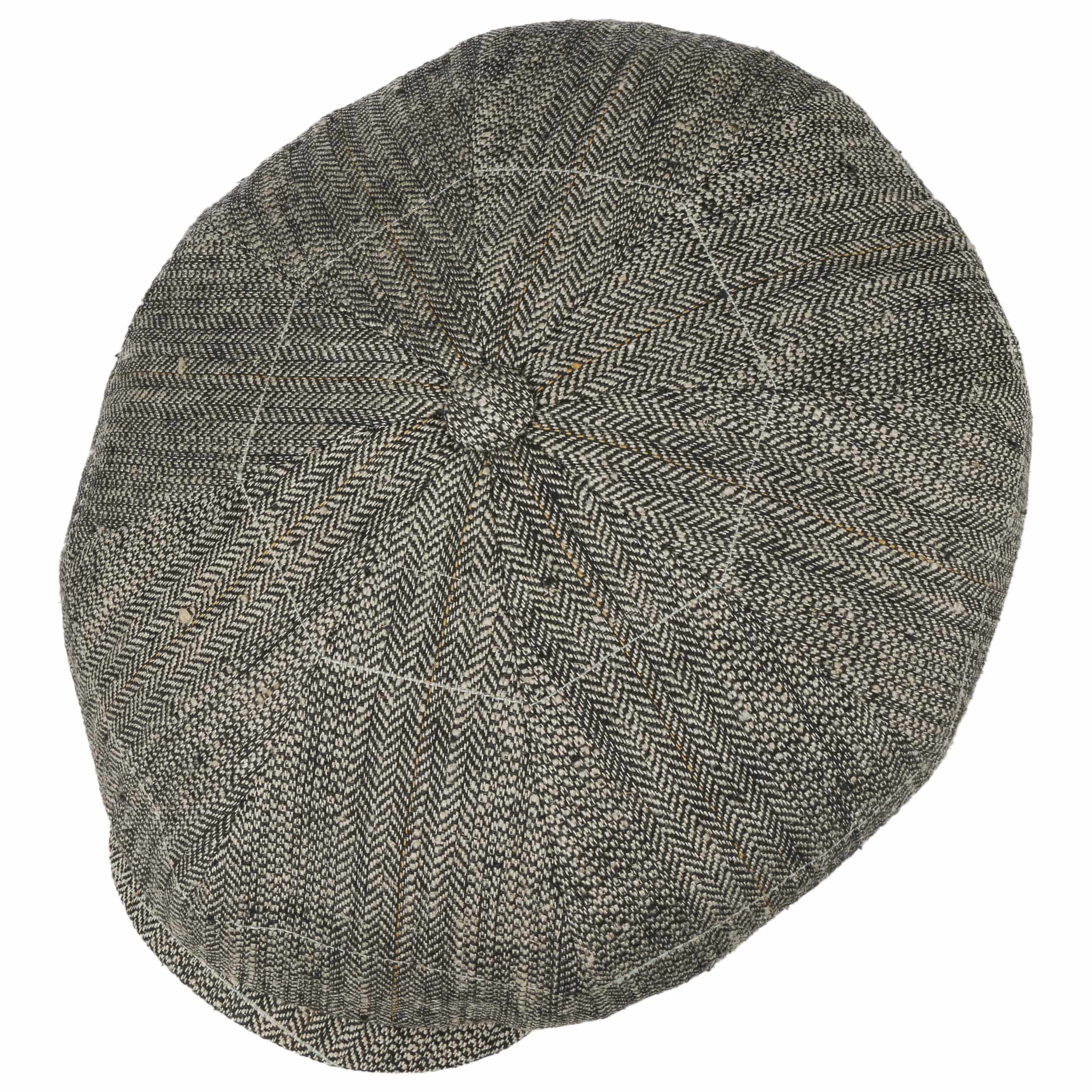 Coverton Herringbone Flat Cap by Stetson - 169,00