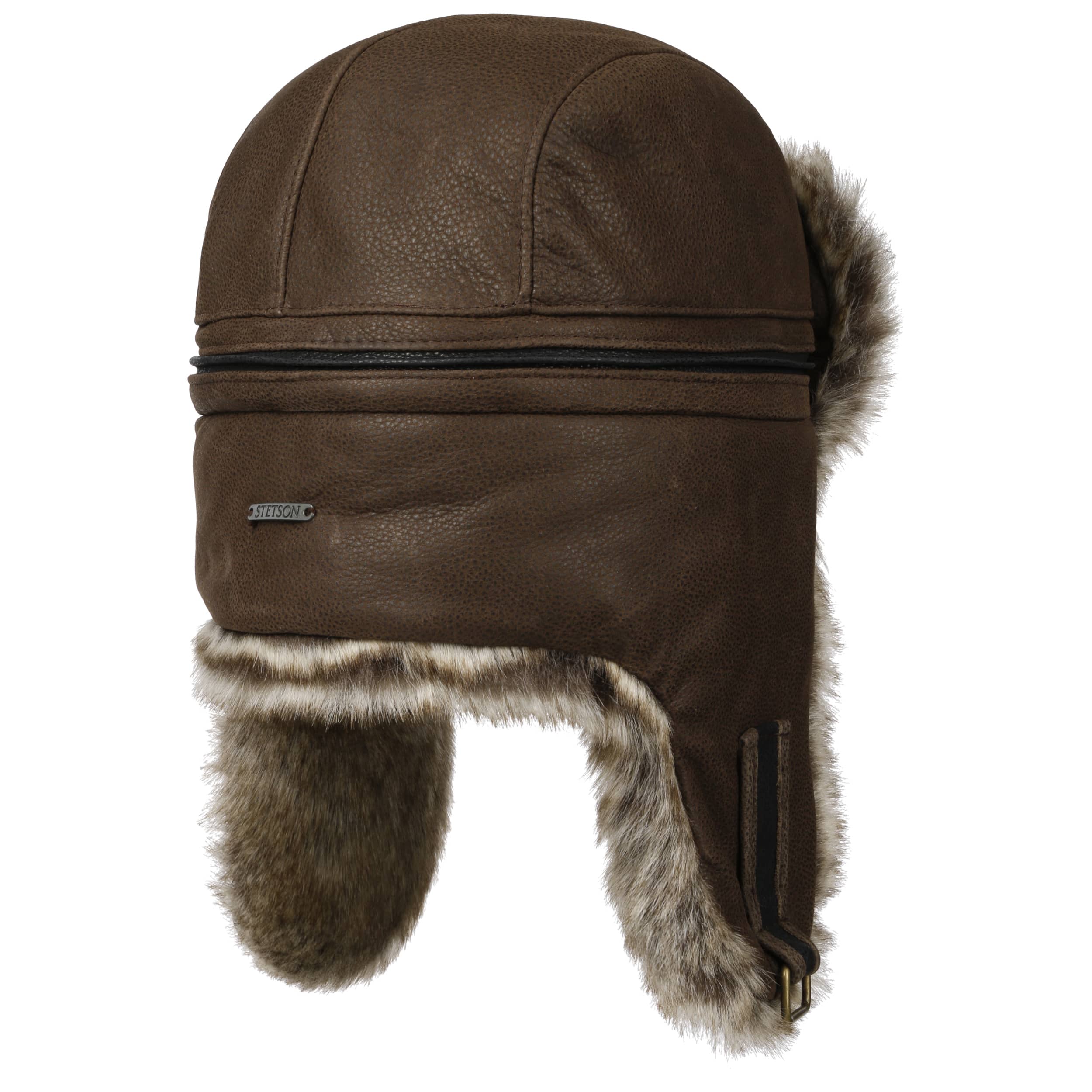 Cowhide Bomber Aviator Hat by Stetson --> Shop Hats, Beanies & Caps ...