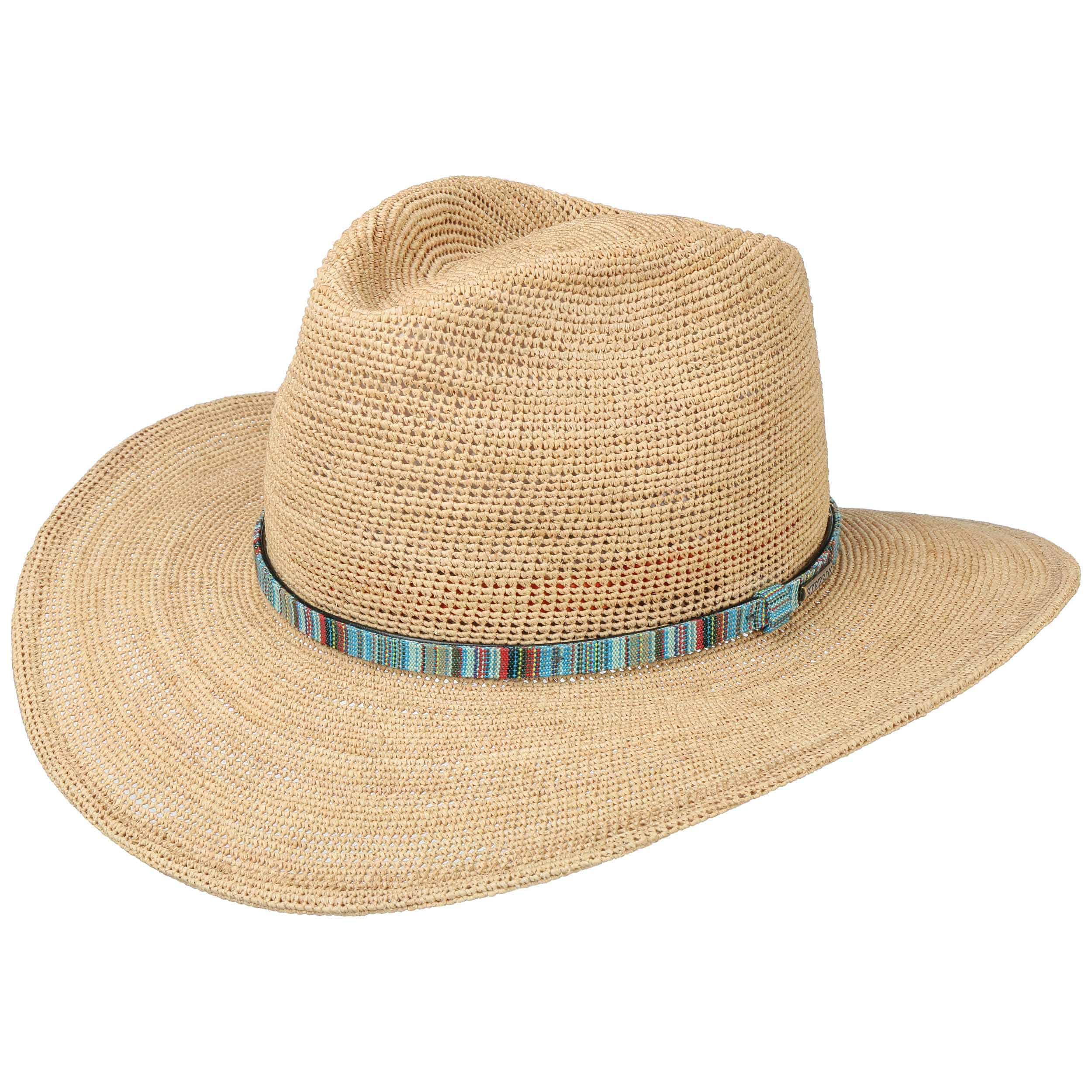Crochet Western Raffia Hat by Stetson - 79,00