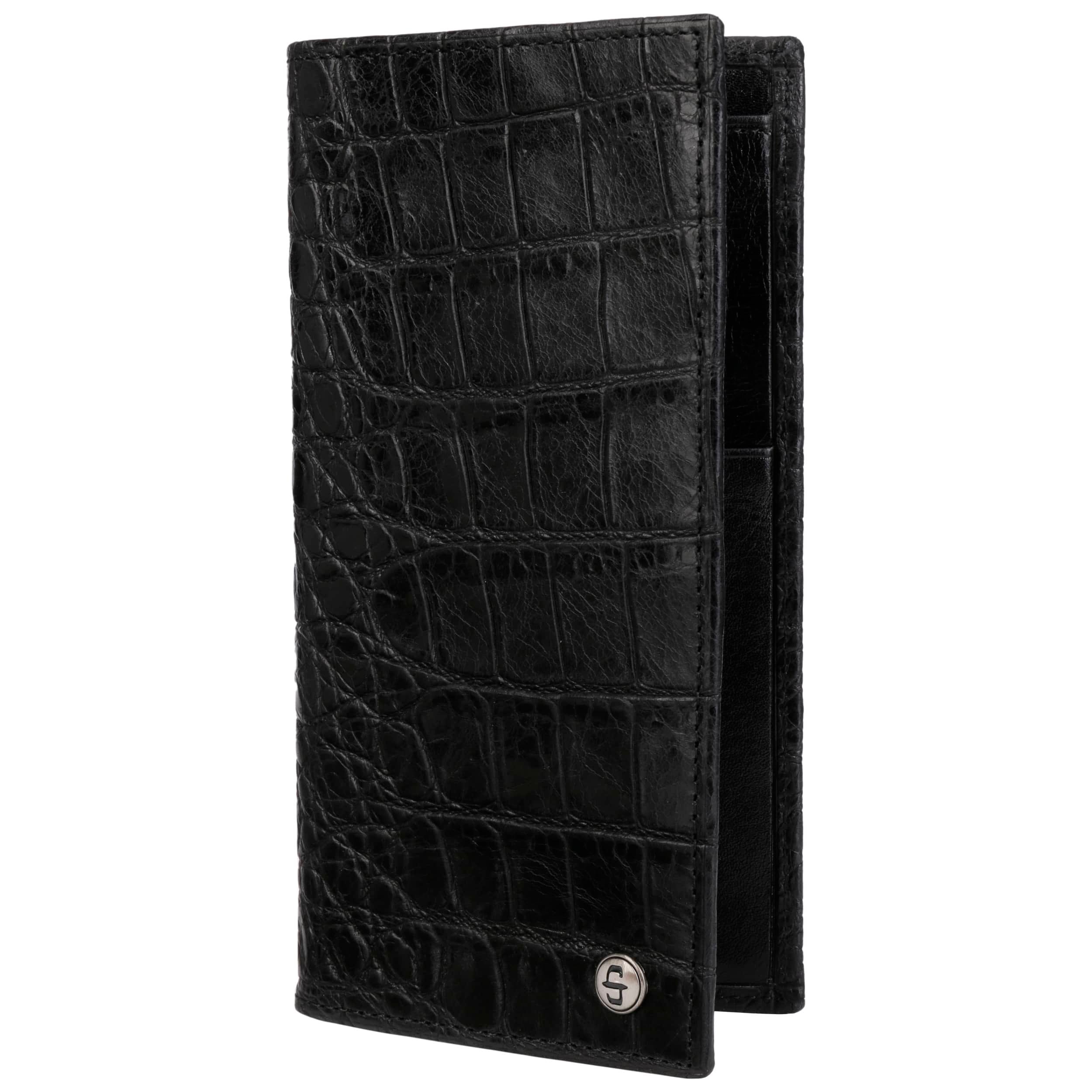 Croco Embossed Leather Checkbook by Stetson - 114,95