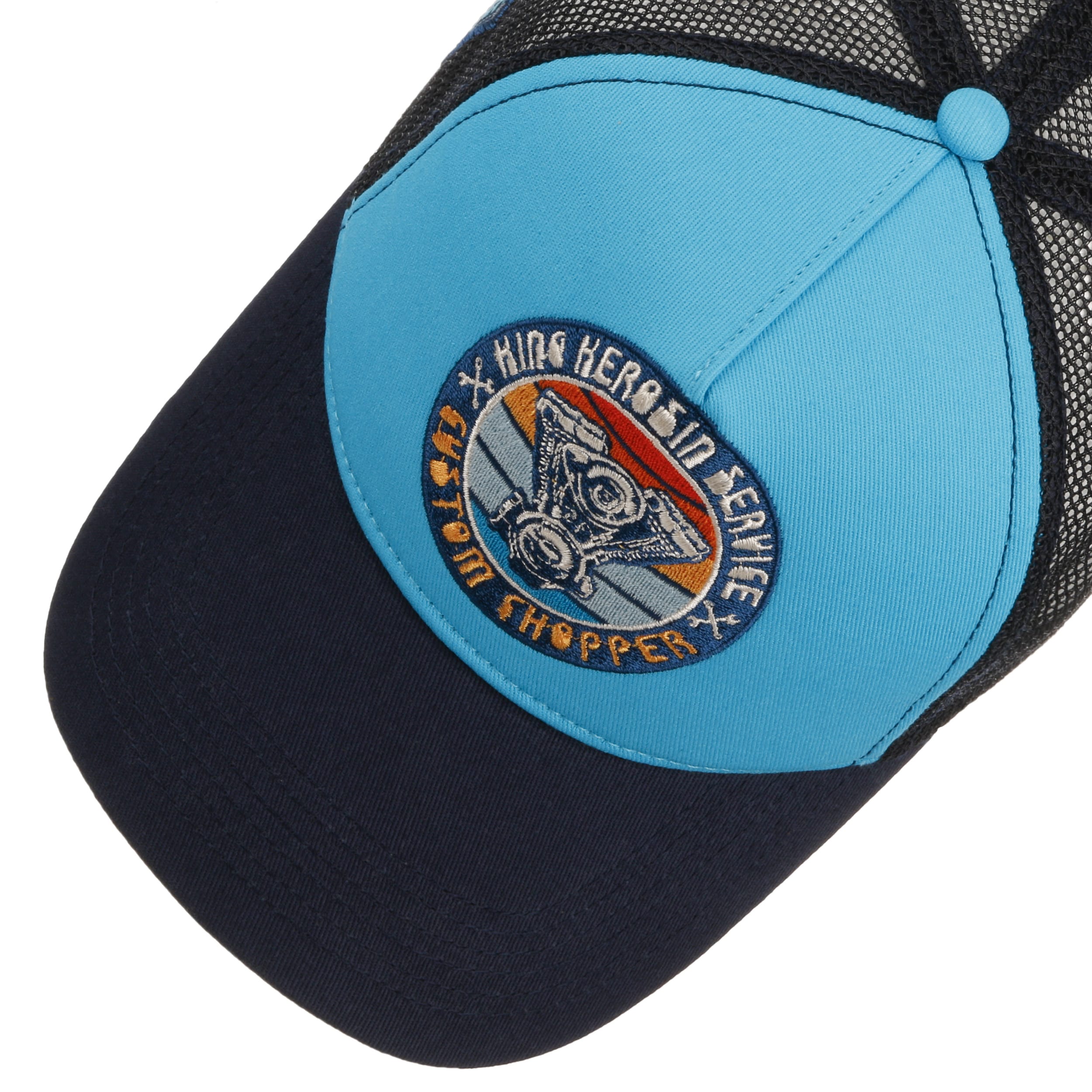 Custom Chopper Trucker Cap by King Kerosin --> Shop Hats, Beanies ...