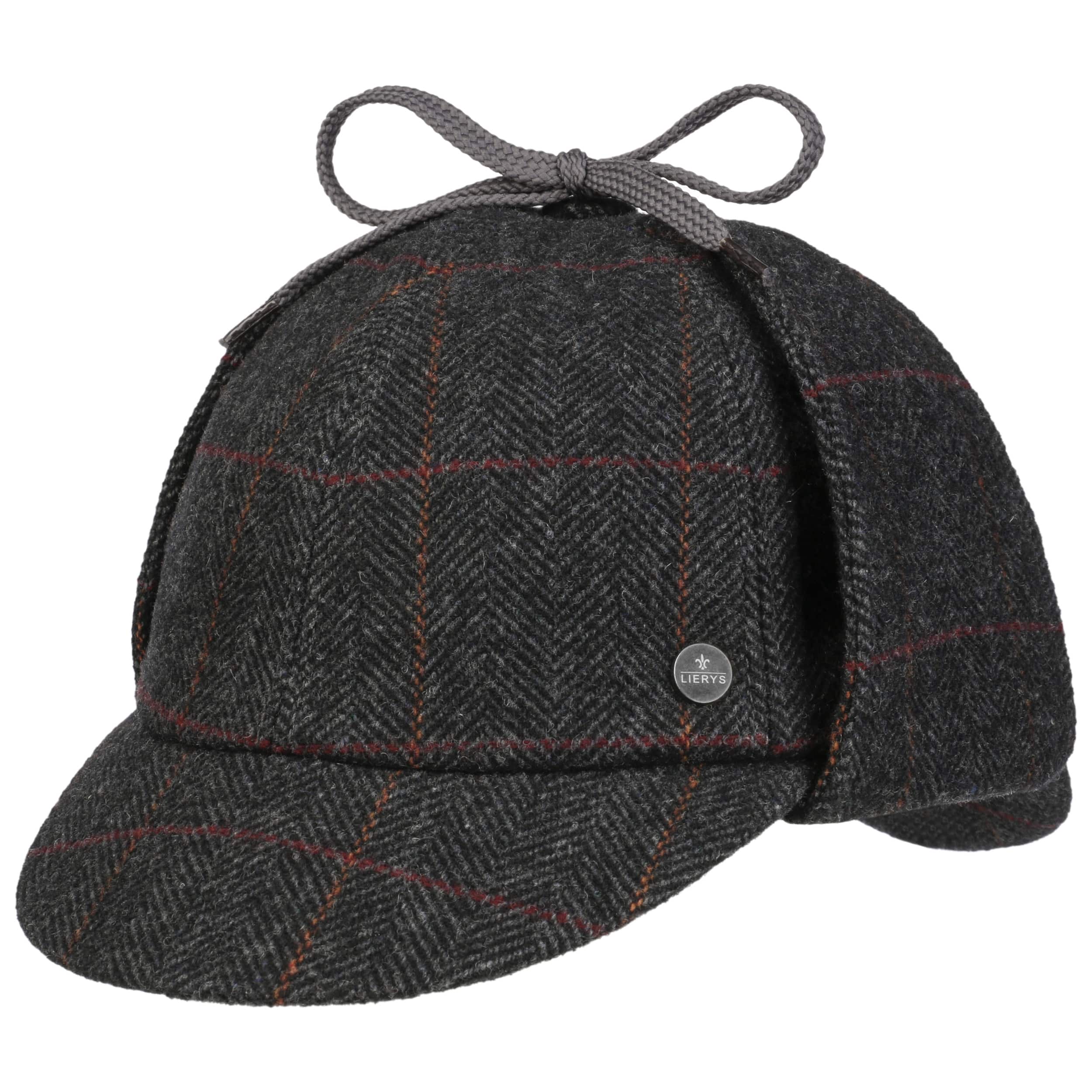 Deerstalker Check Cap by Lierys --> Shop Hats, Beanies & Caps online ...