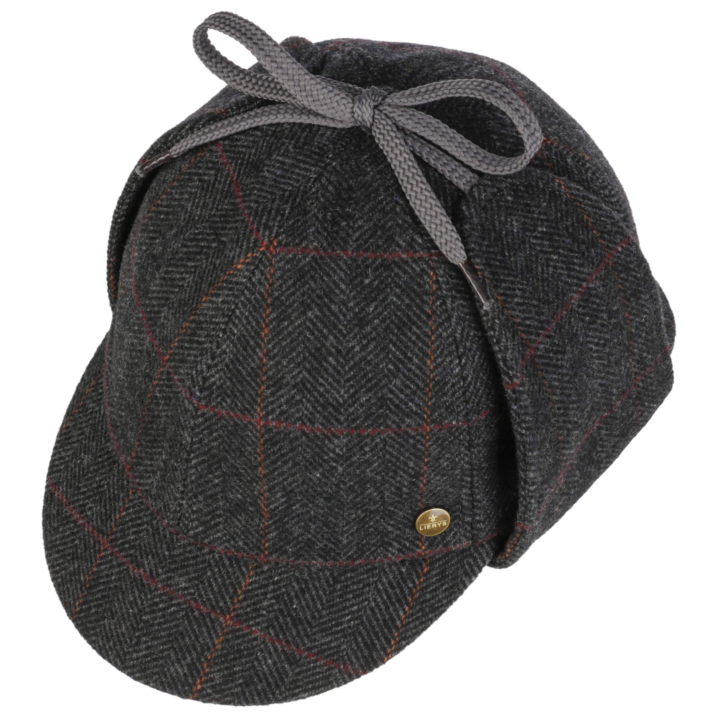 Deerstalker Check Cap by Lierys --> Shop Hats, Beanies & Caps online ...