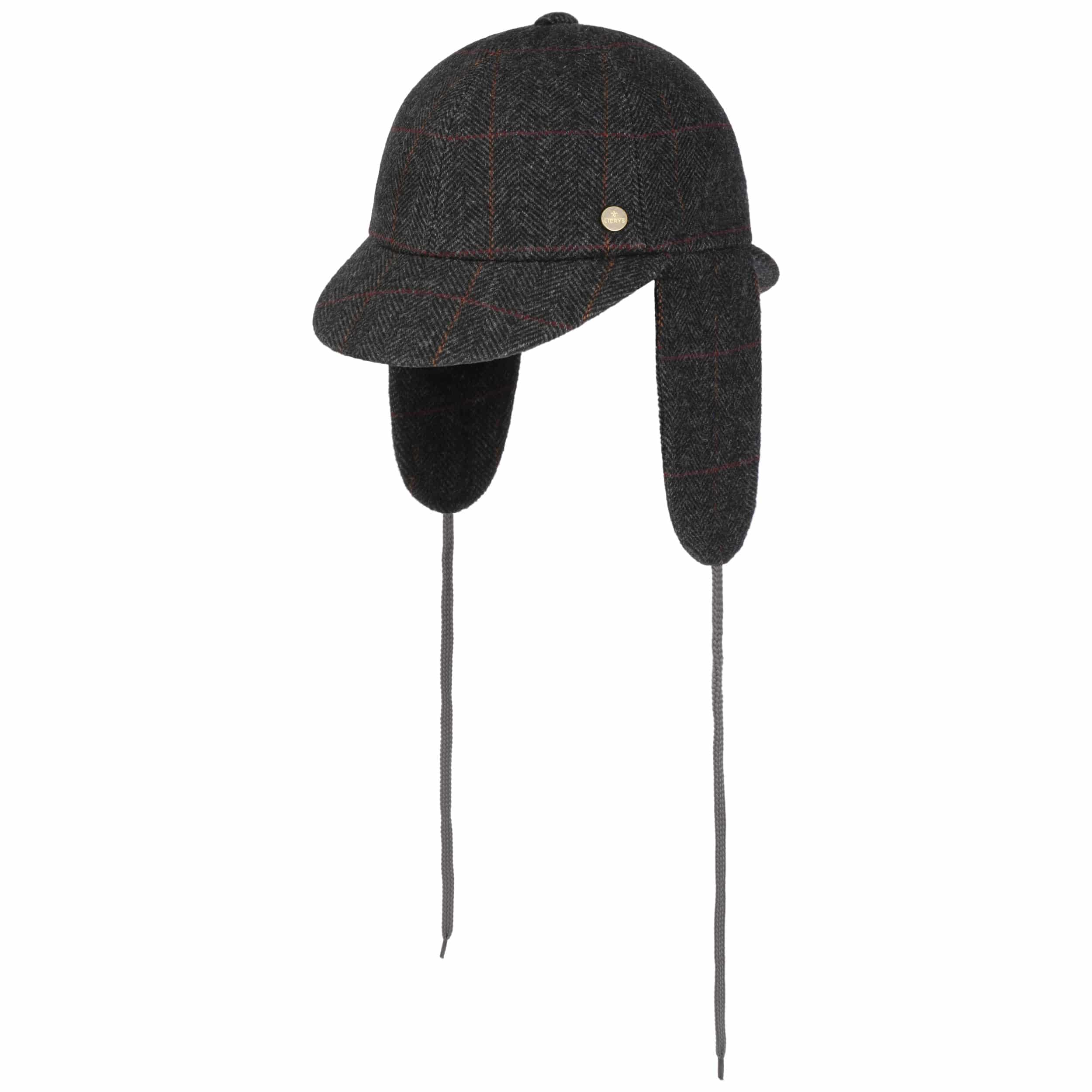 Deerstalker Check Cap by Lierys --> Shop Hats, Beanies & Caps online ...