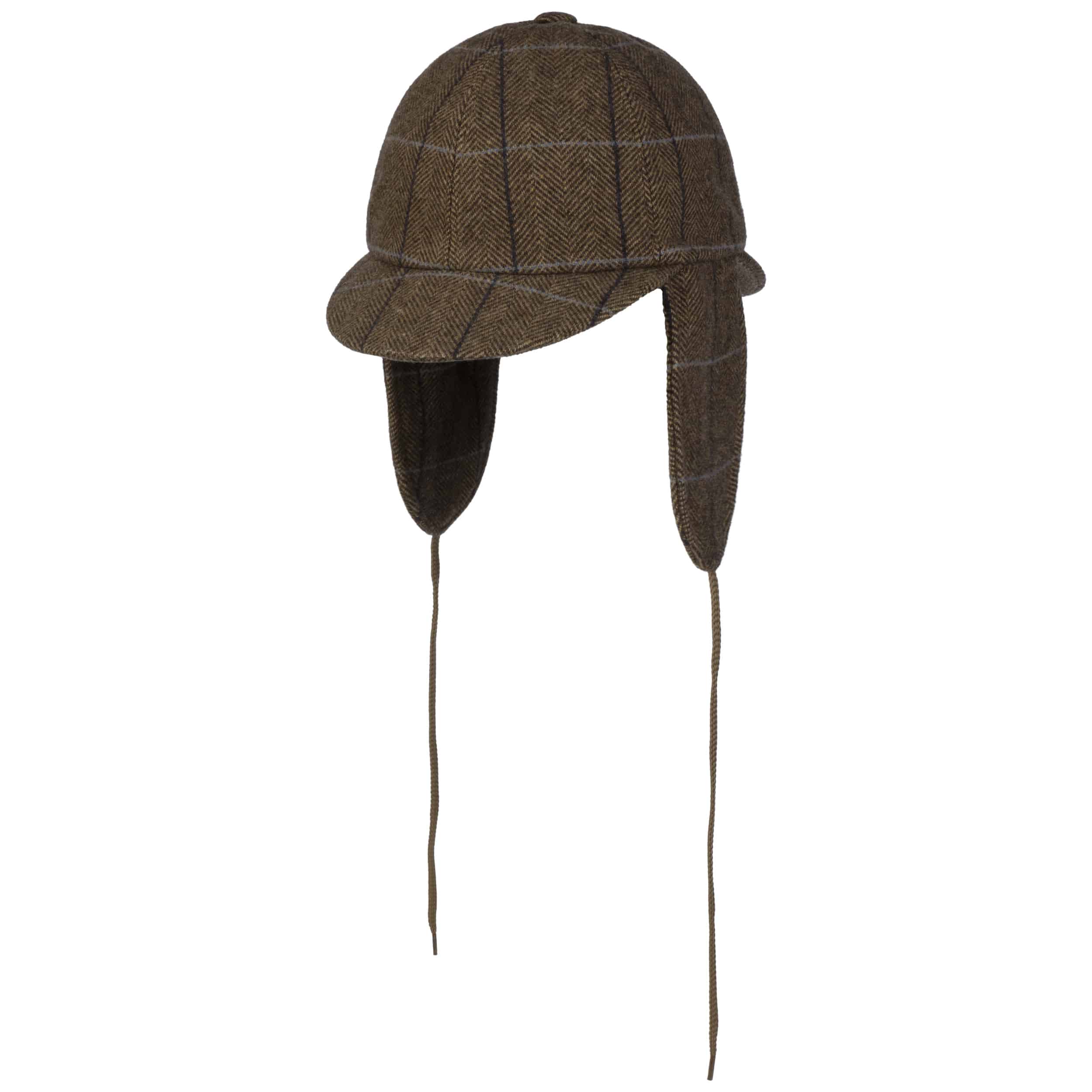 Deerstalker Check Cap by Lierys --> Shop Hats, Beanies & Caps online ...