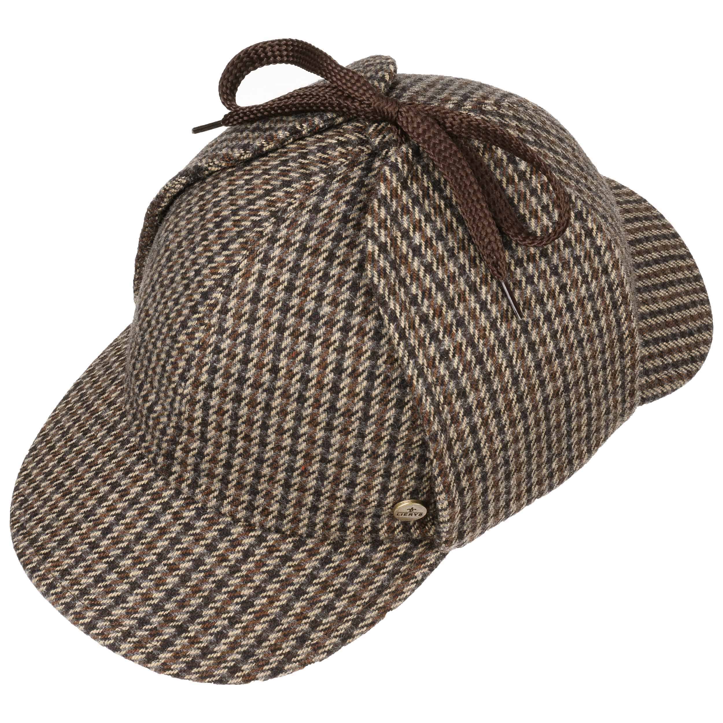 Deerstalker Houndstooth Cap by Lierys --> Shop Hats, Beanies & Caps ...