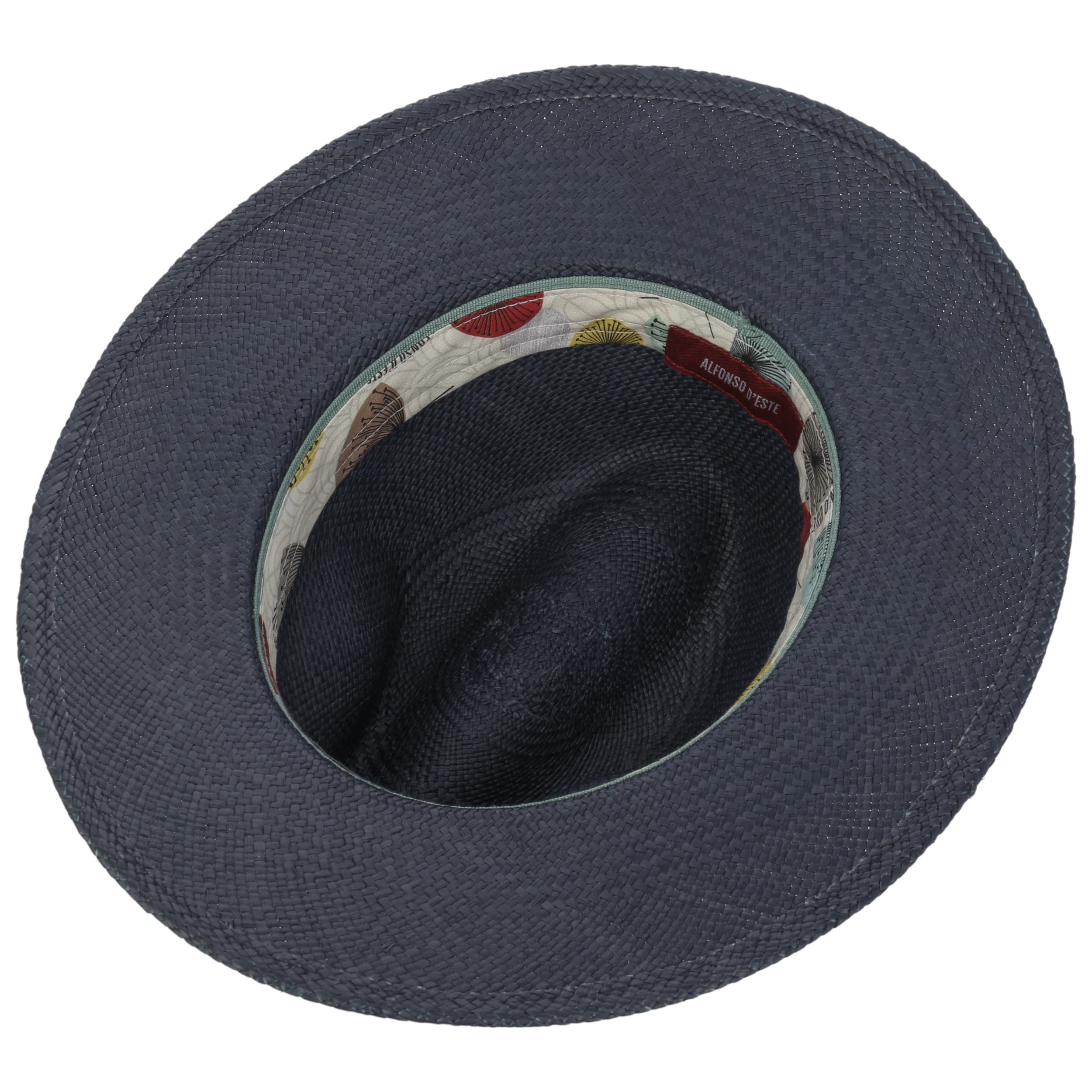 Denim Crown Panama Hat by Alfonso D’Este - 175,95