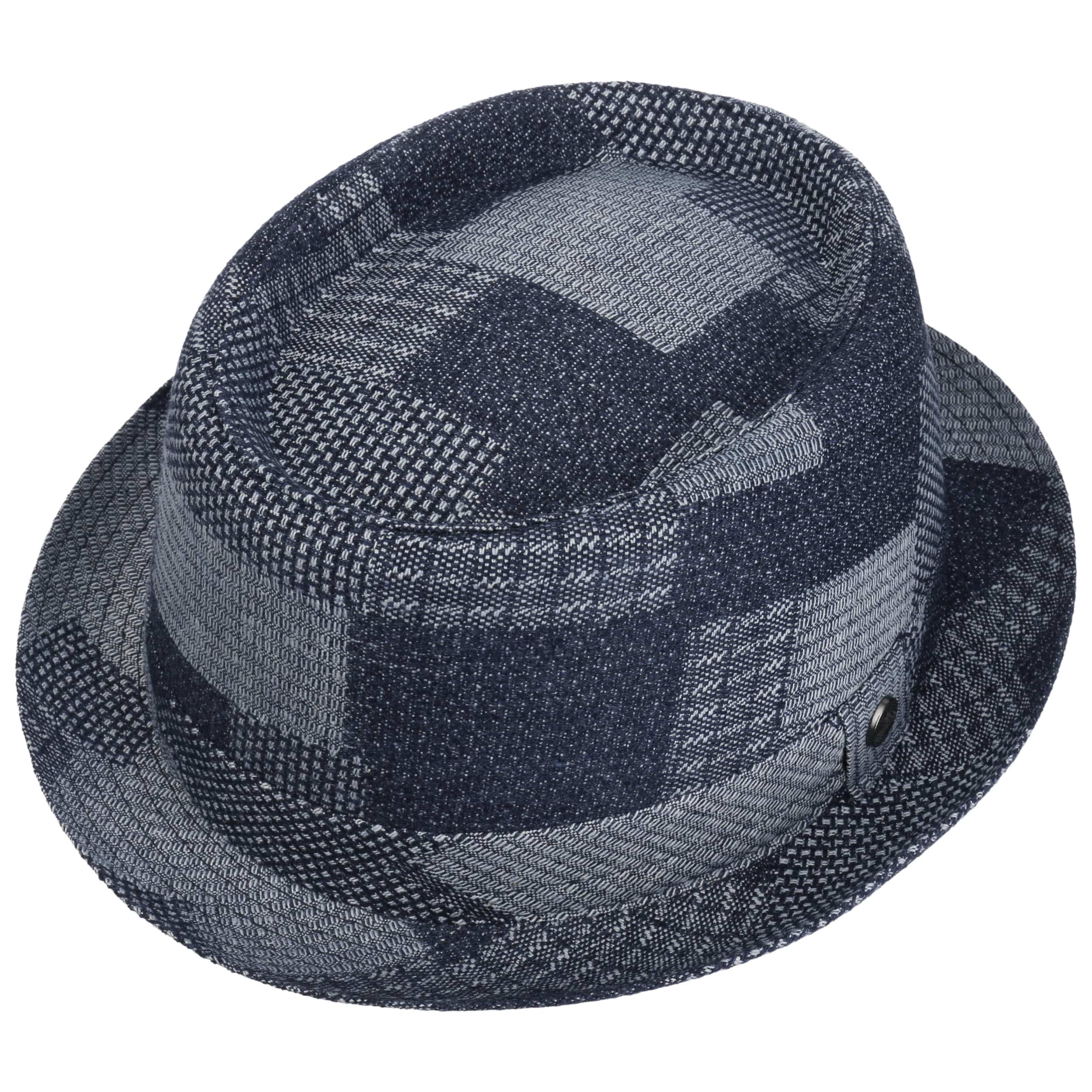 Denim Patchwork Pork Pie Cloth Hat by Lierys --> Shop Hats, Beanies ...