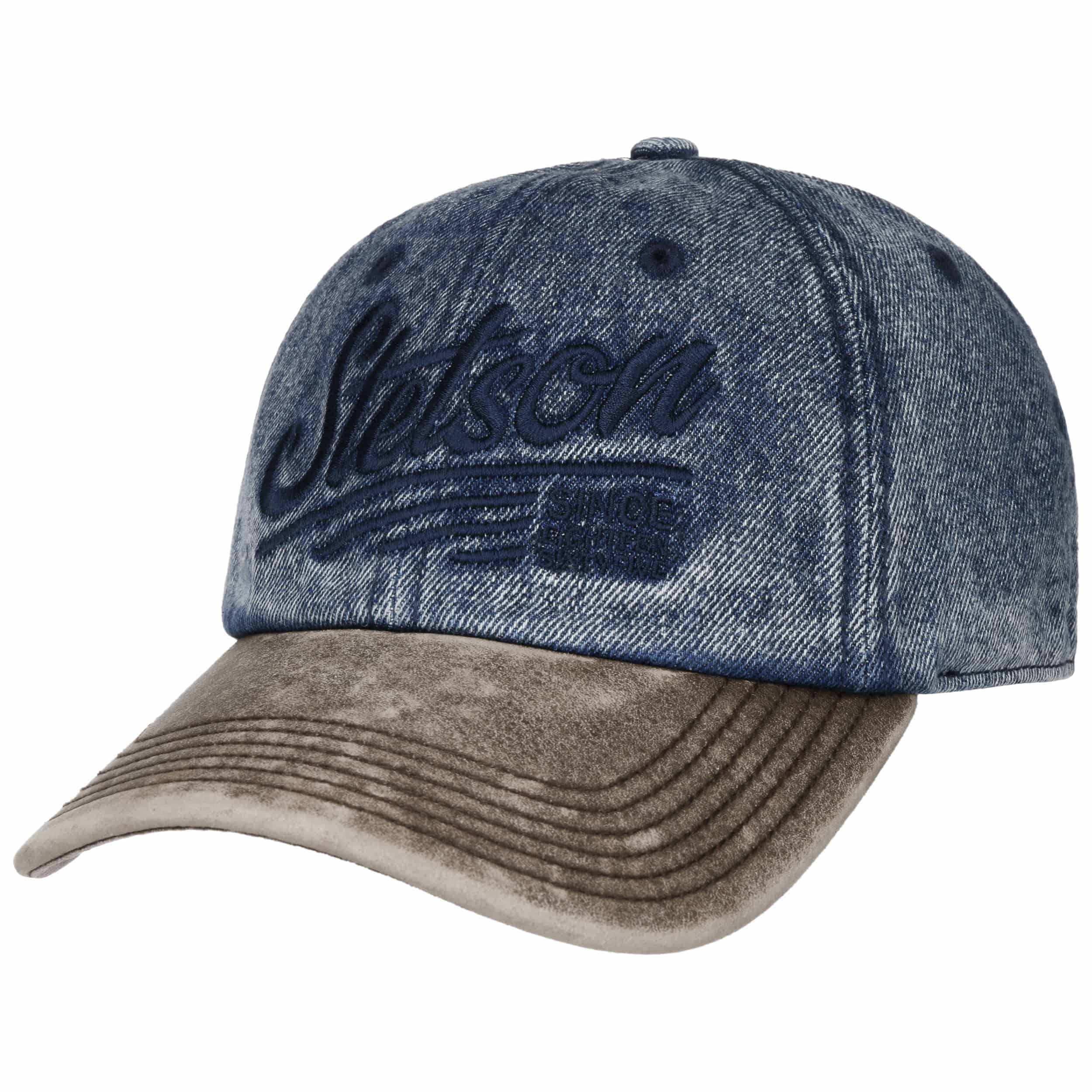 Denim Vintage Distressed Cap by Stetson - 69,00