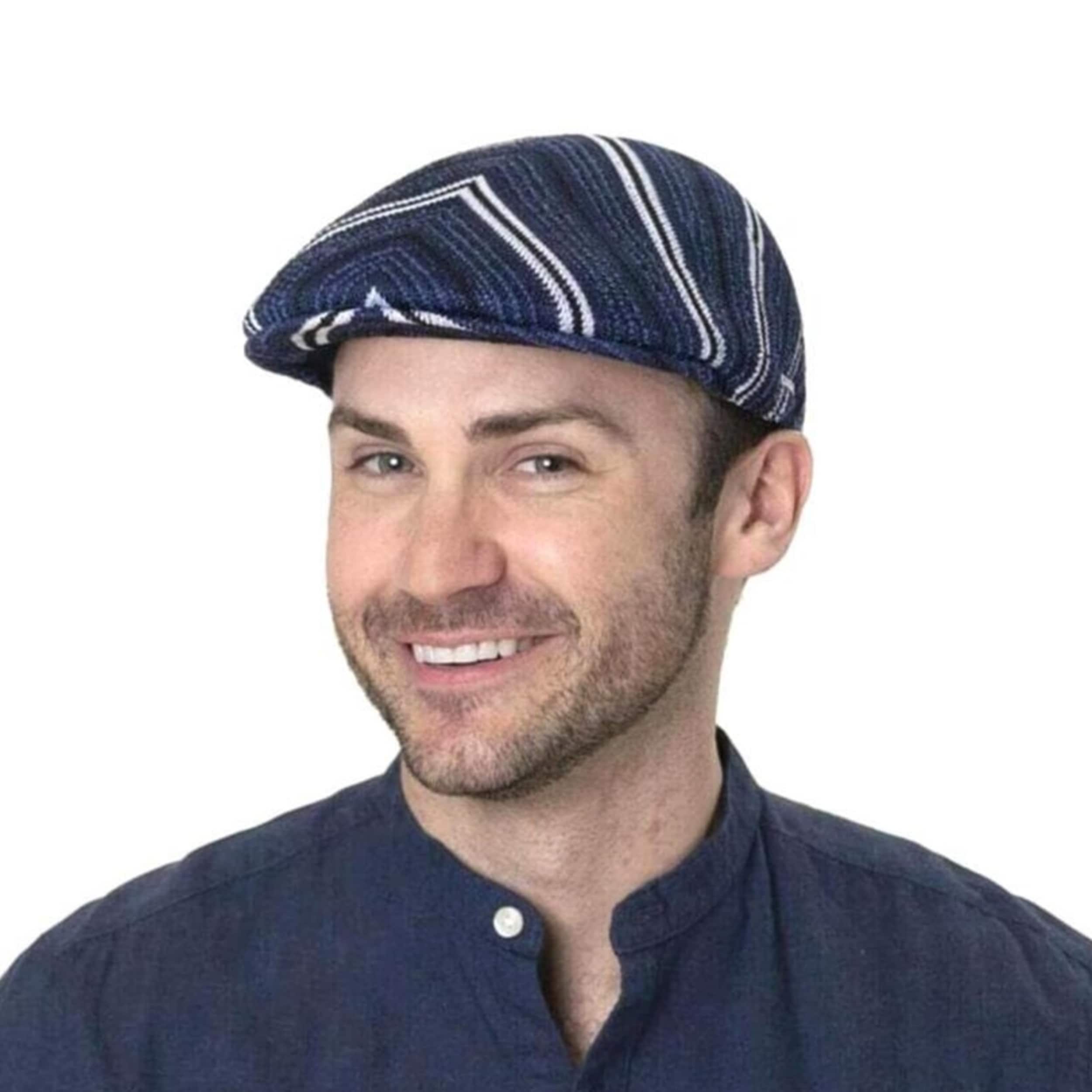 Diagonal Stripes Flat Cap by Kangol - 77,95