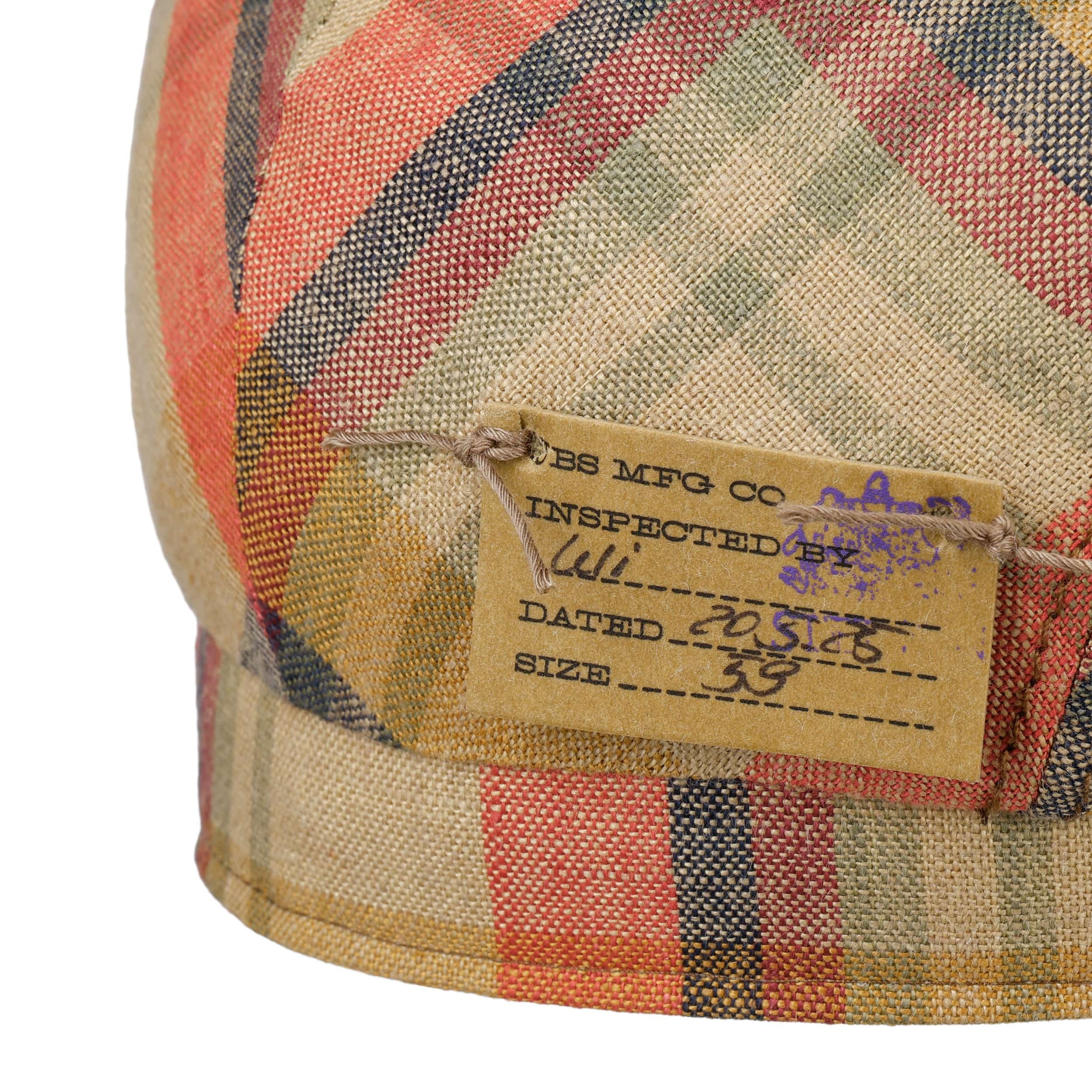Driver Cap Linen Check by Stetson --> Shop Hats, Beanies & Caps online ...
