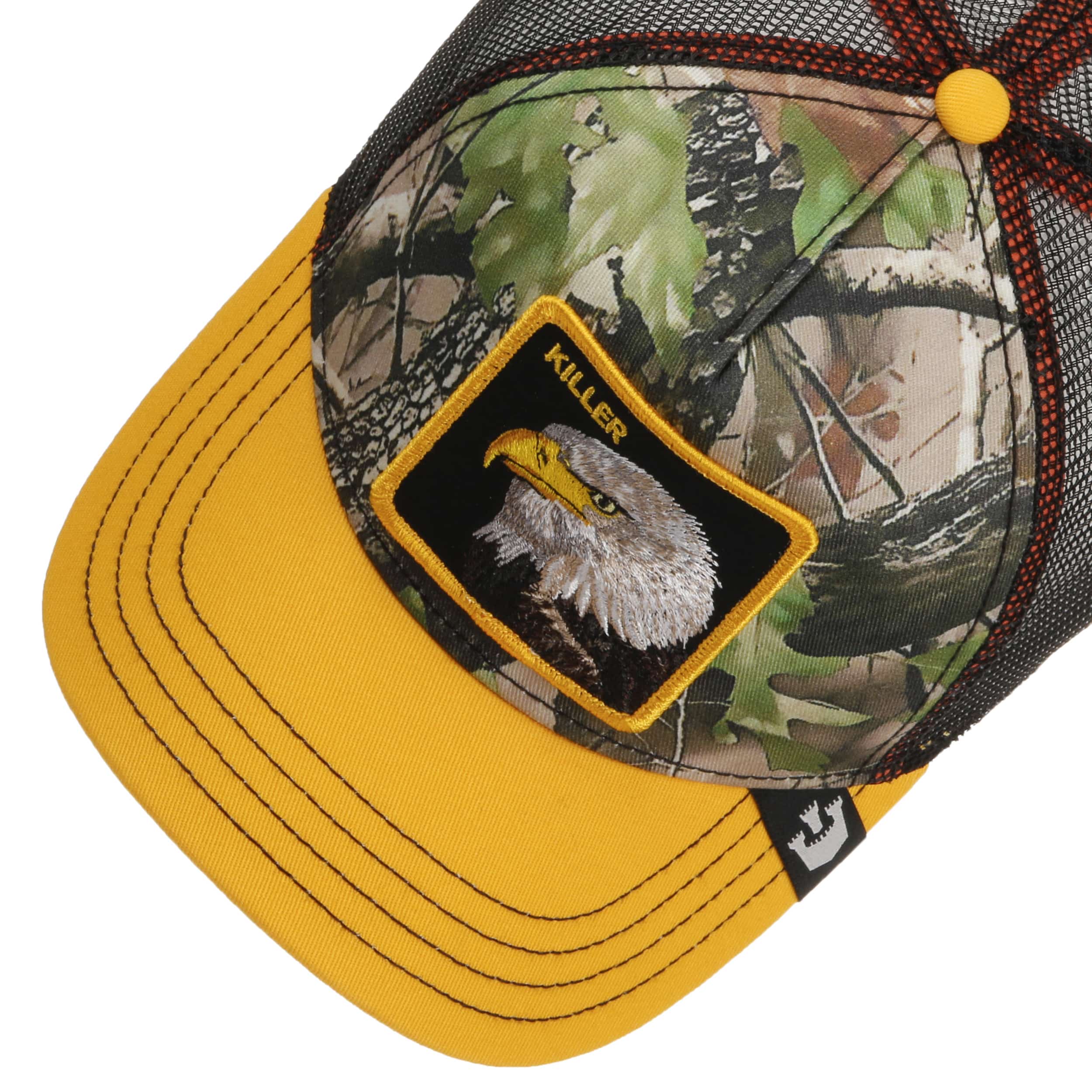 Eagle Eyed Trucker Cap by Goorin Bros. --> Shop Hats, Beanies & Caps online Hatshopping