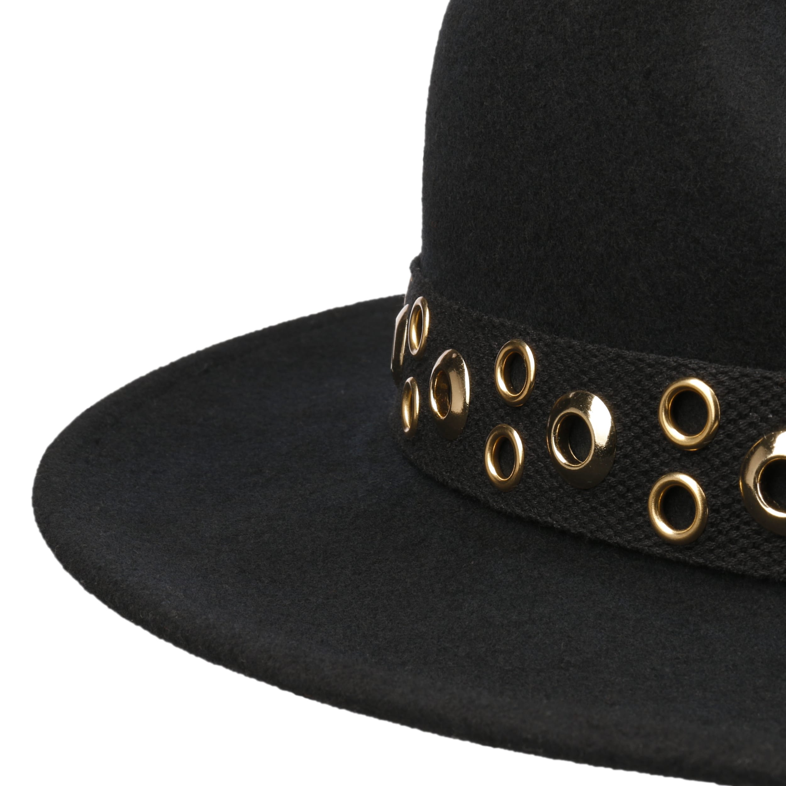 Eyelet Band Fedora Wool Hat by Seeberger - 103,95
