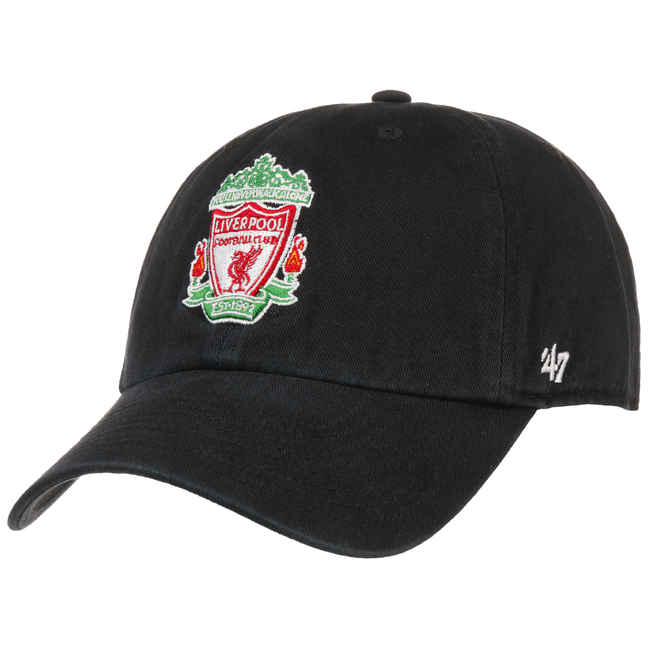 FC Liverpool Crest Cap by 47 Brand --> Shop Hats, Beanies & Caps online ...