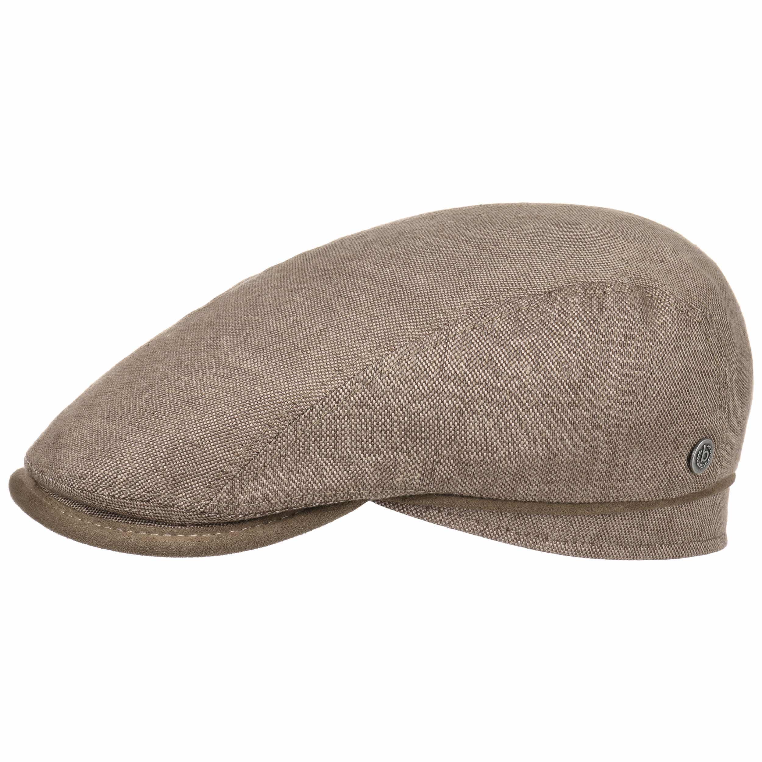 Felipe Twotone Linen Flat Cap by bugatti --> Shop Hats, Beanies & Caps ...