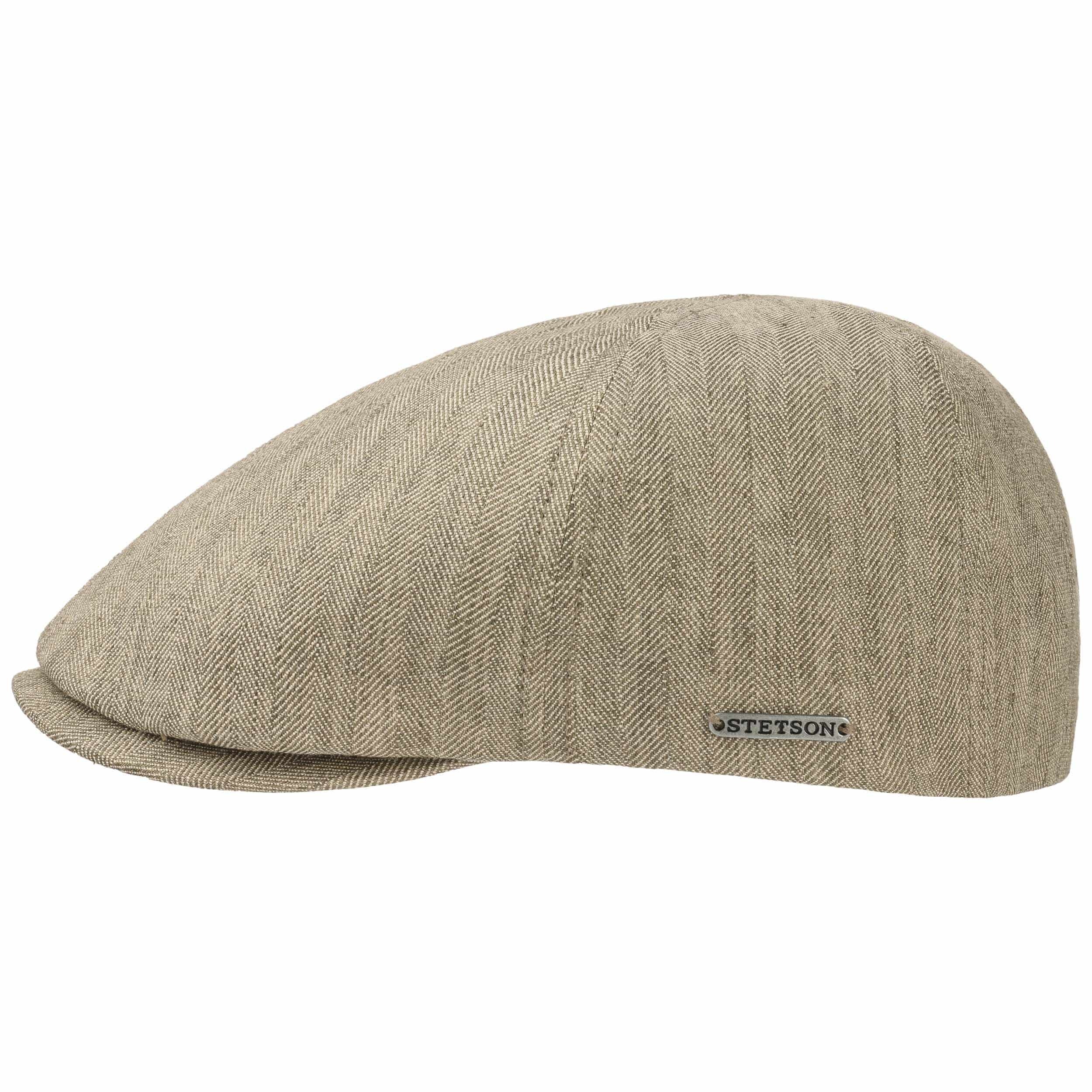 Fine Herringbone Flat Cap by Stetson - 79,00