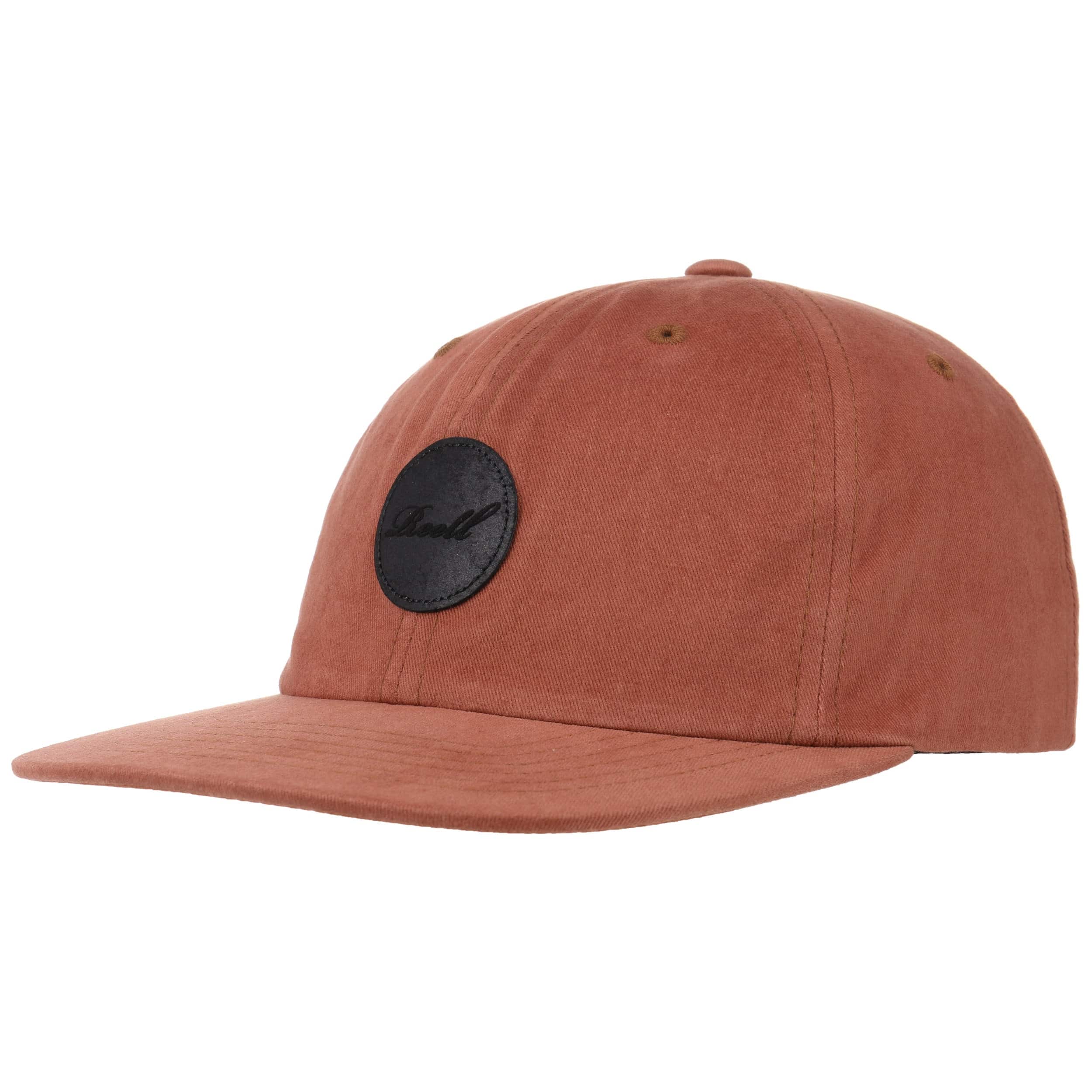 Flat 6 Panel Strapback Cap by Reell - 22,95