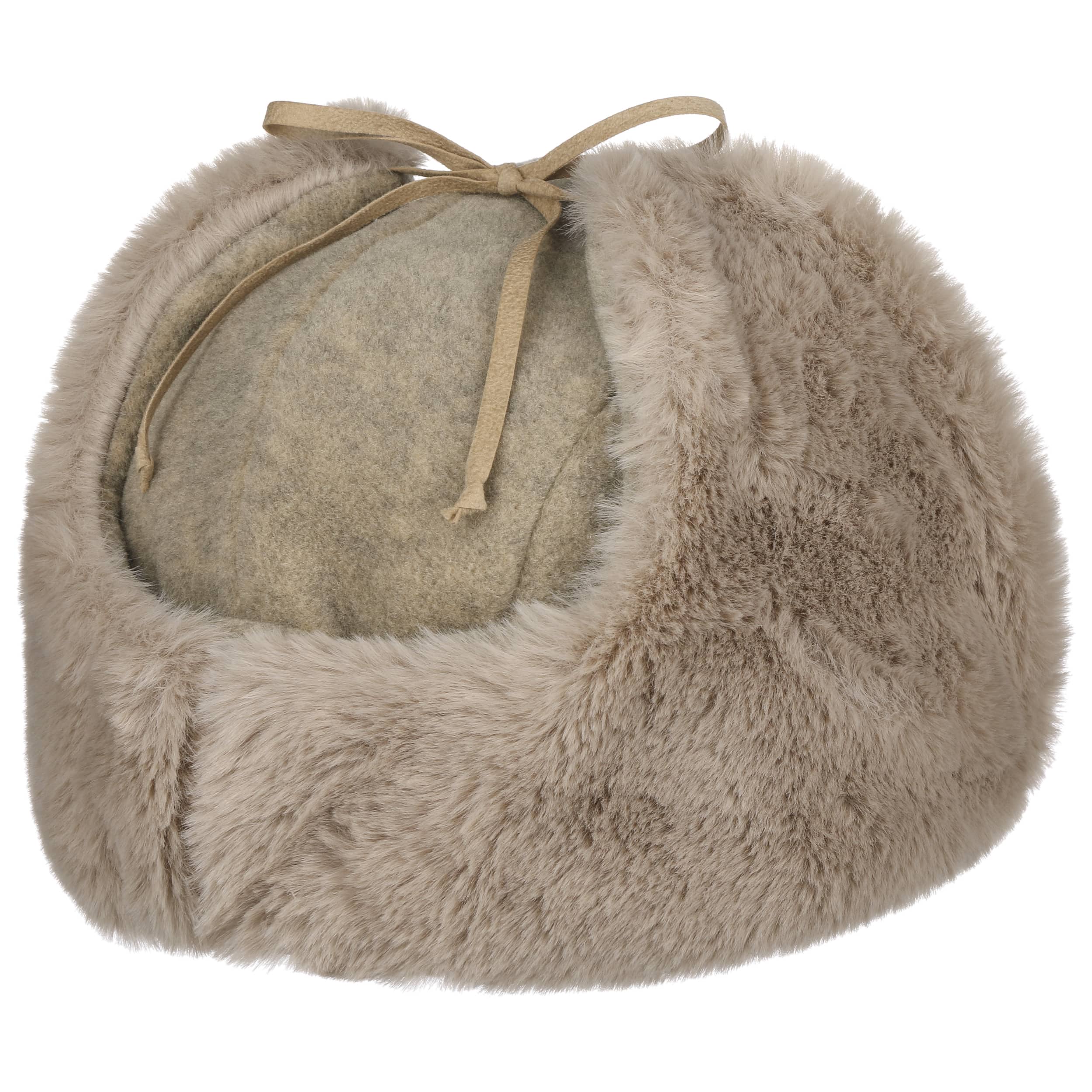 Fleece Teedy Fur Aviator Hat by Lierys - 53,95
