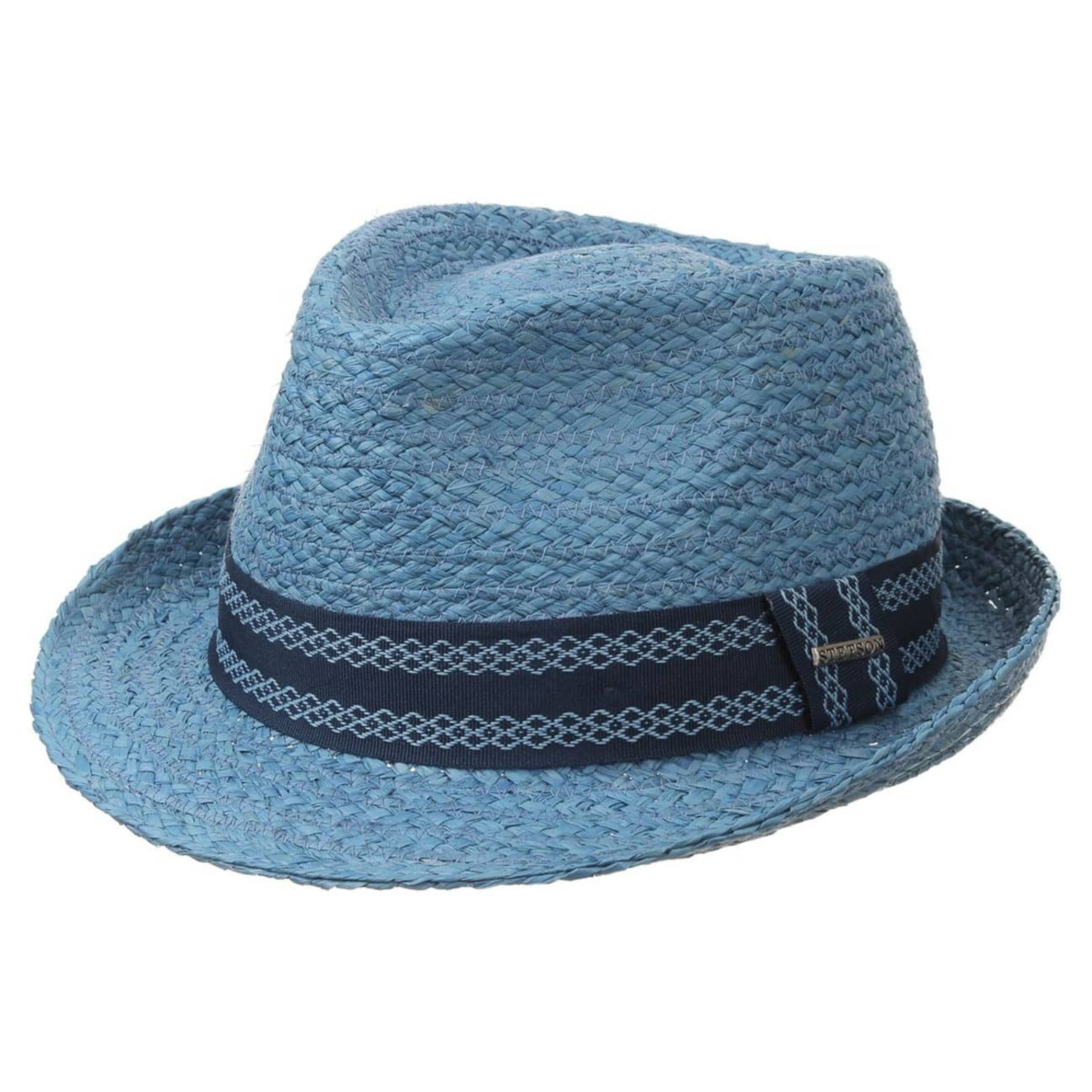 Flint Raffia Straw Trilby by Stetson - 39,00