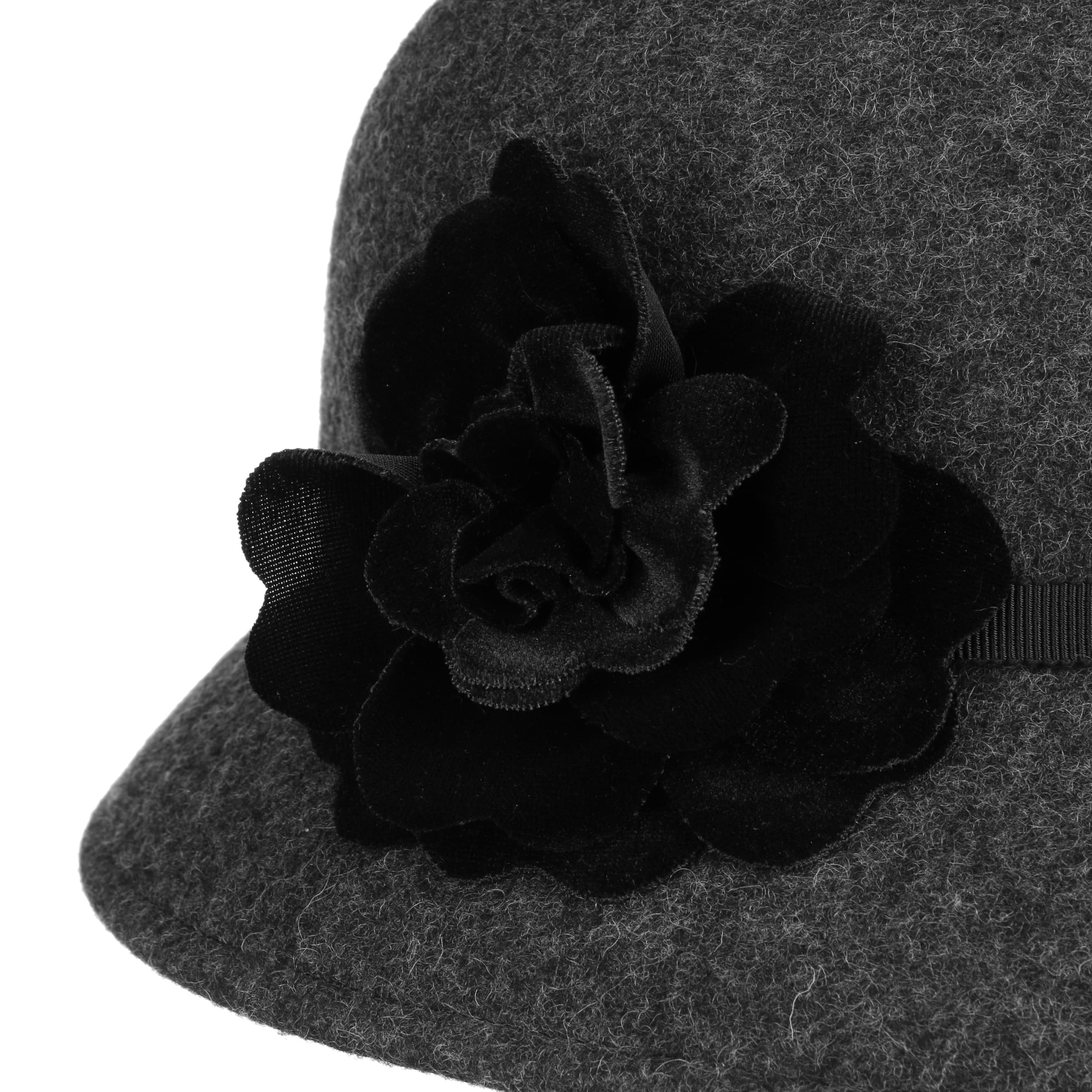 Flower Cloche Wool Hat by Lierys - 123,95