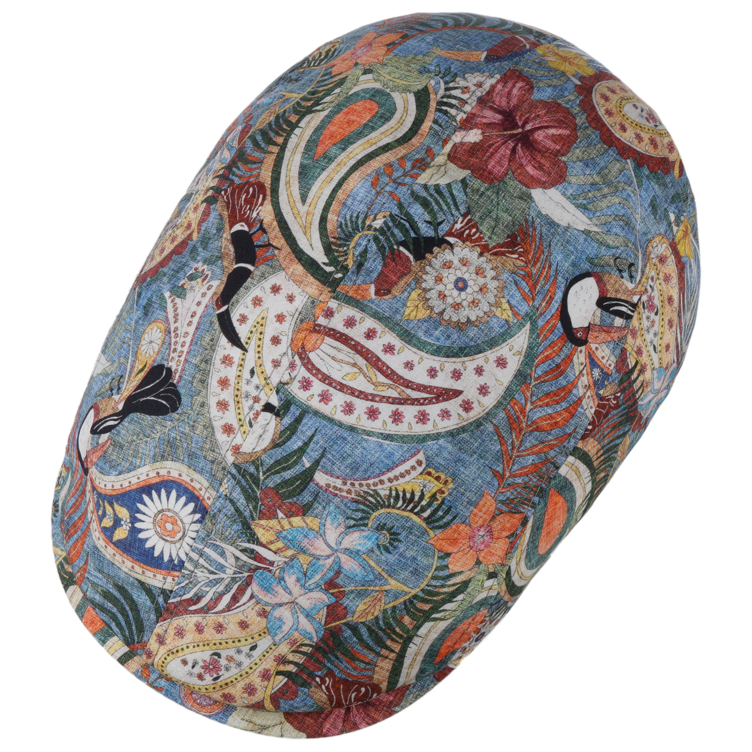 Flower Paisley Flat Cap - 53,95