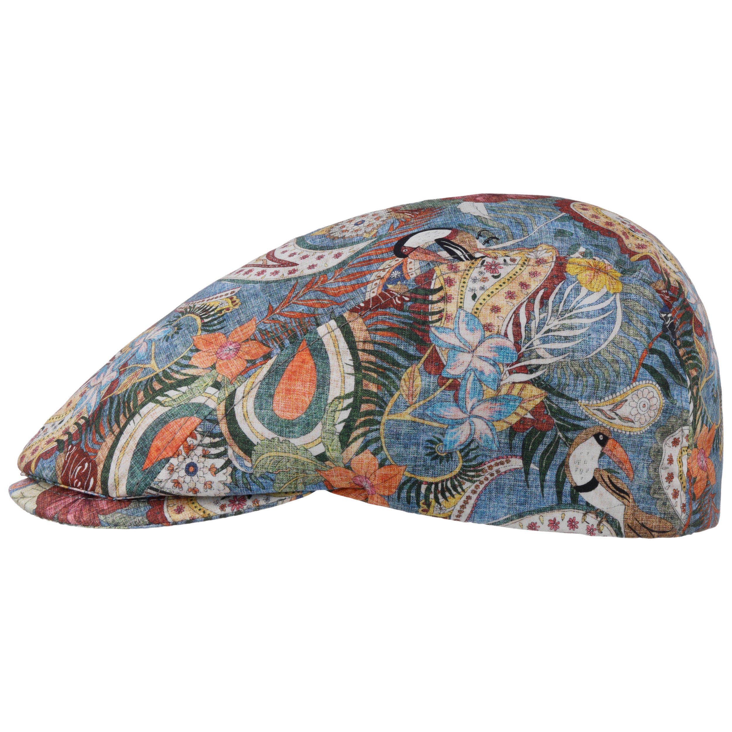 Flower Paisley Flat Cap - 53,95