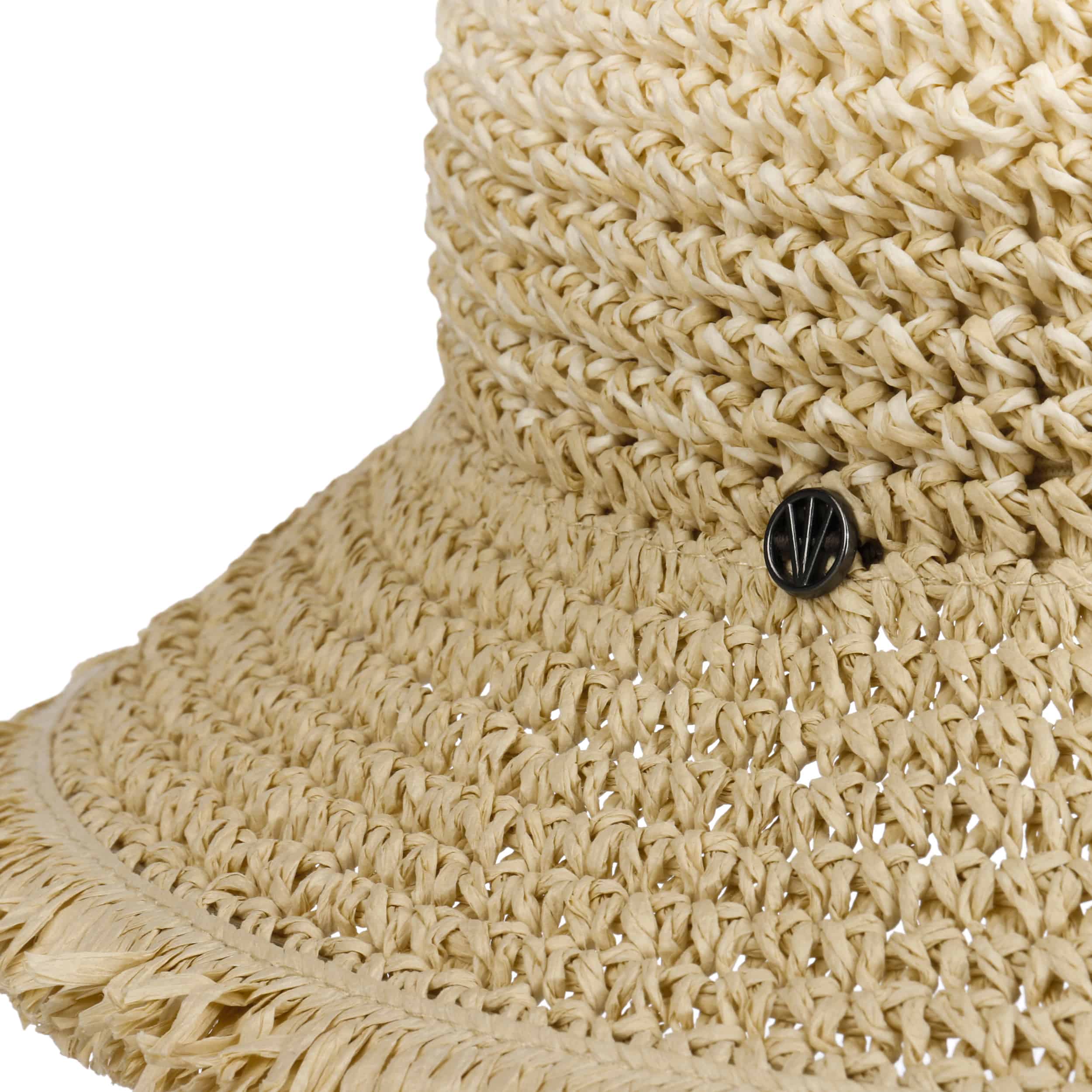 Frayed Edge Straw Hat by Loevenich - 53,95