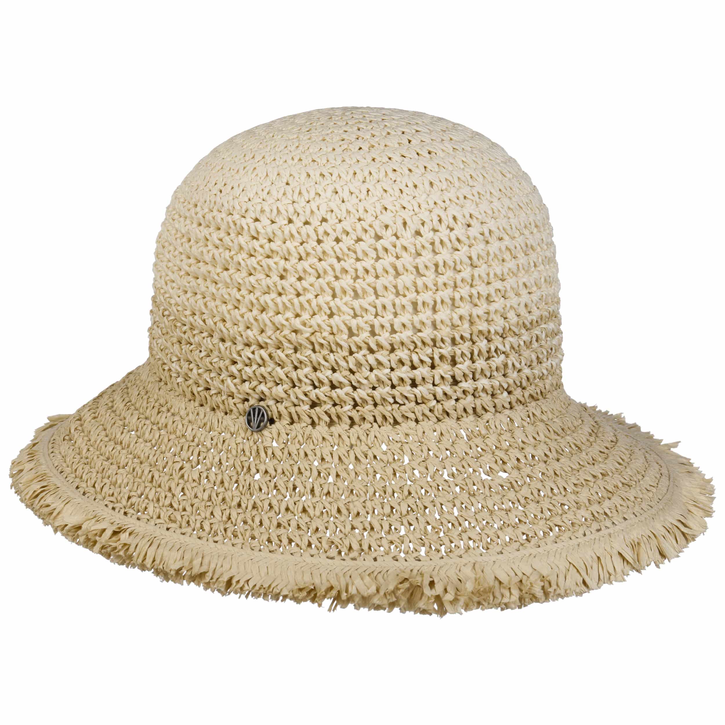 Frayed Edge Straw Hat by Loevenich - 53,95