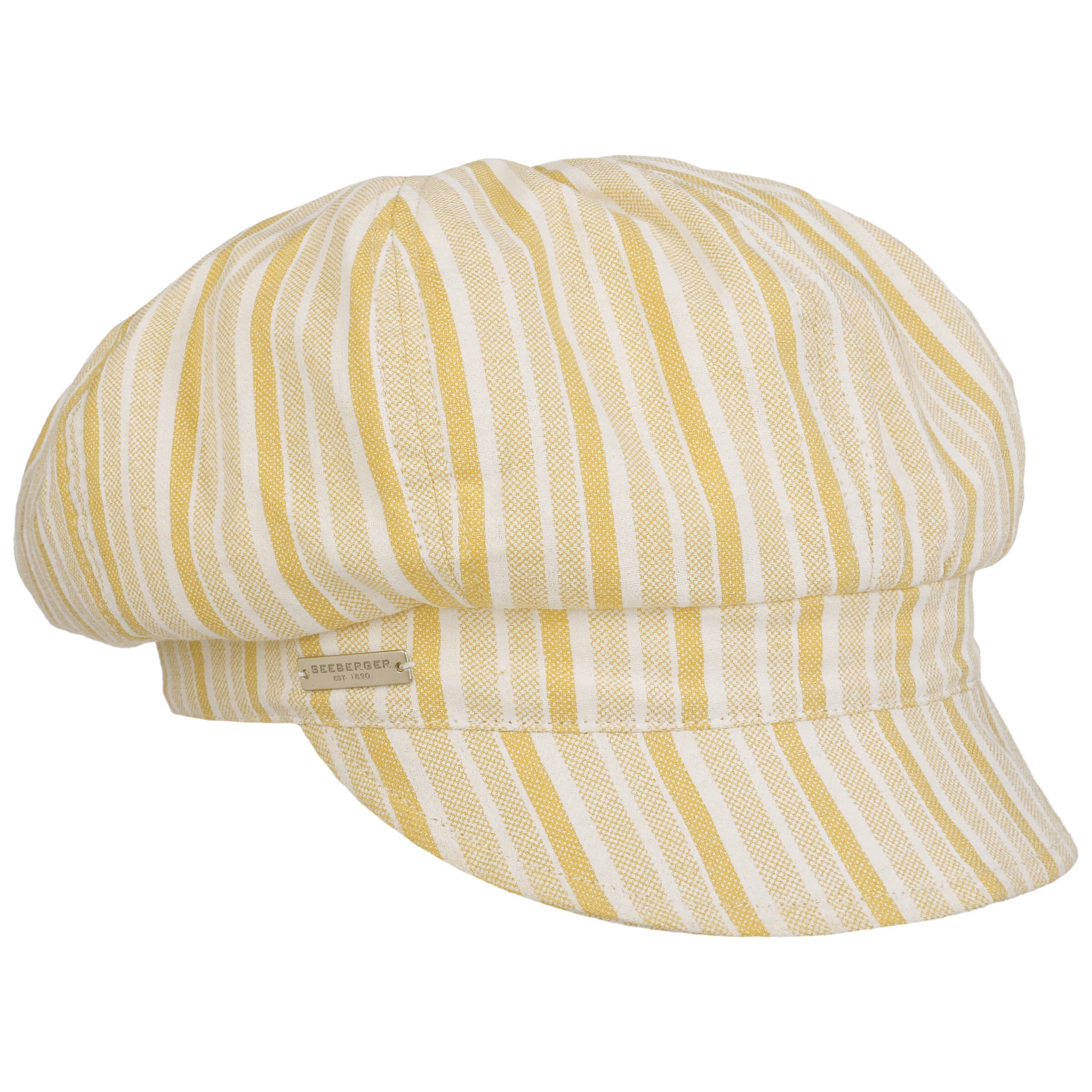 Fresh Stripes Newsboy Cap by Seeberger - 38,95