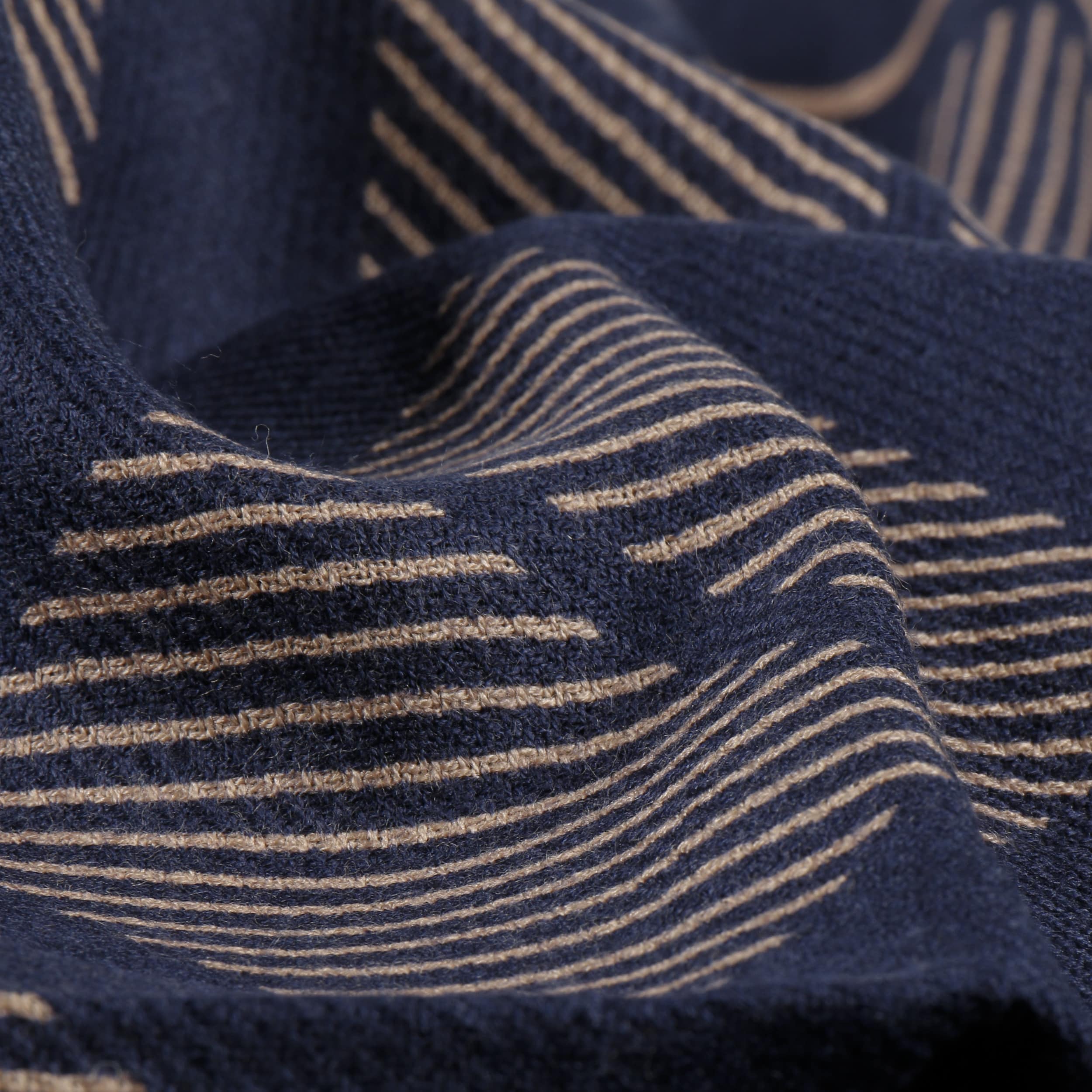 Geometric Silk Scarf with Wool by Stetson - 119,00