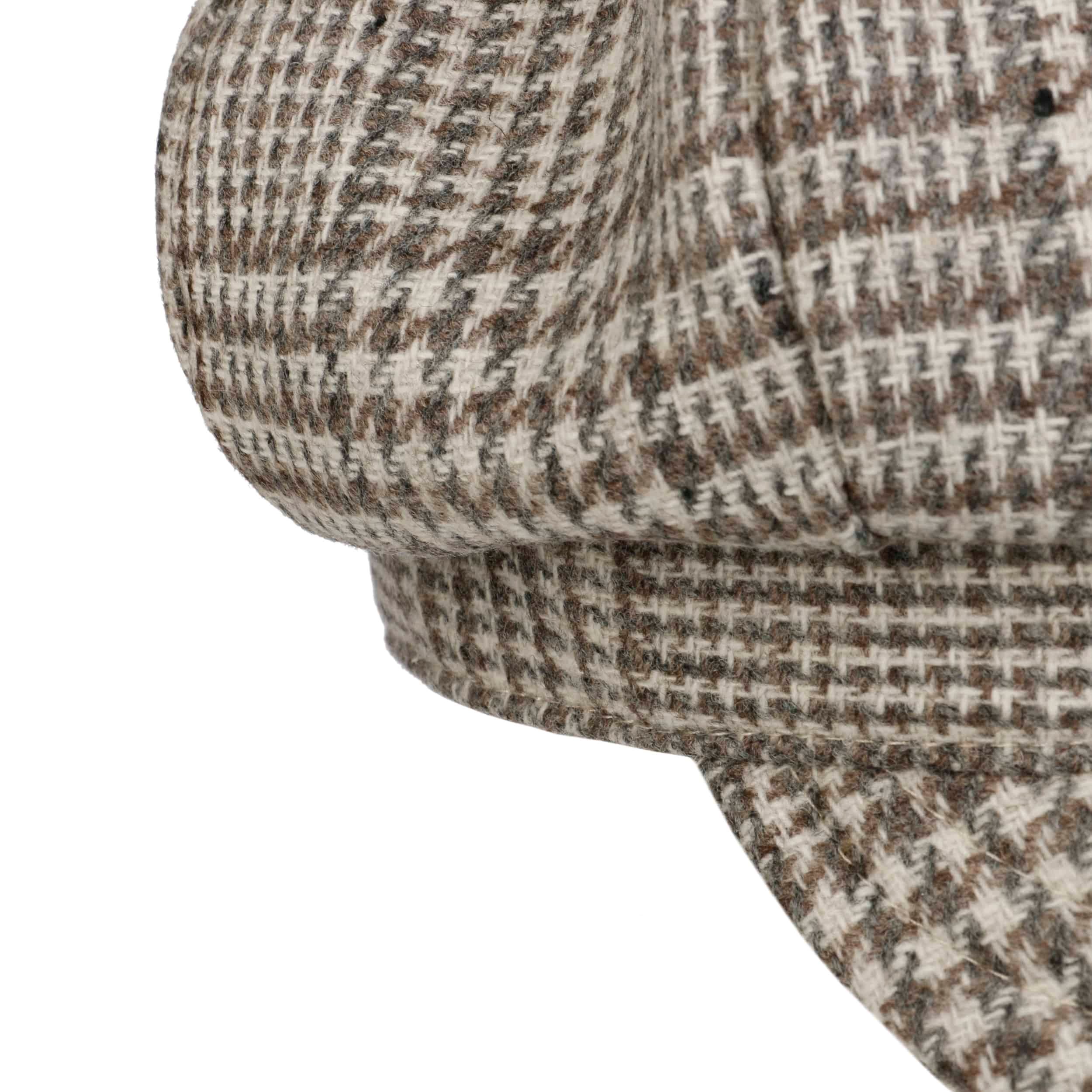 Glencheck Wool Newsboy Cap by Lierys --> Shop Hats, Beanies & Caps ...
