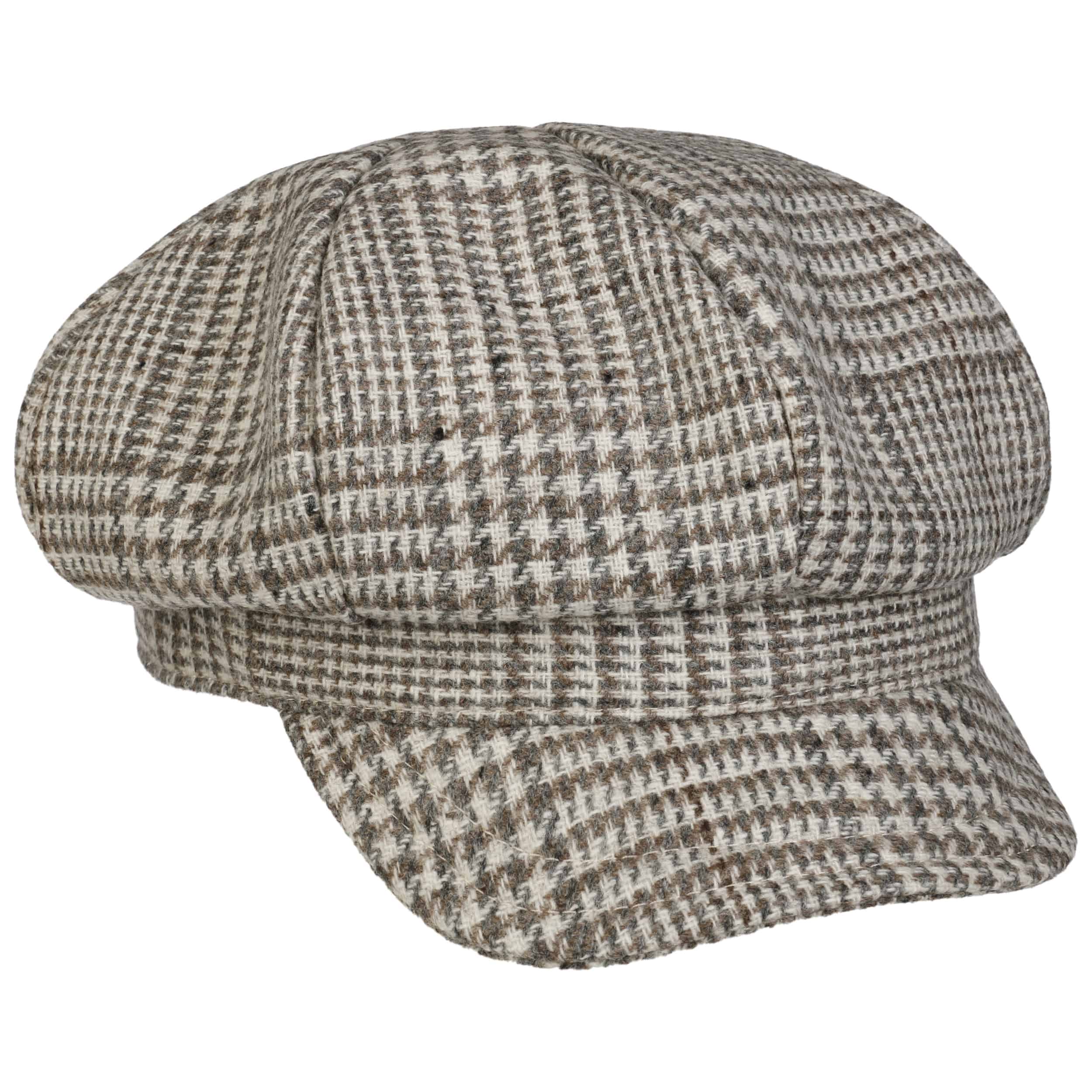 Glencheck Wool Newsboy Cap by Lierys --> Shop Hats, Beanies & Caps ...