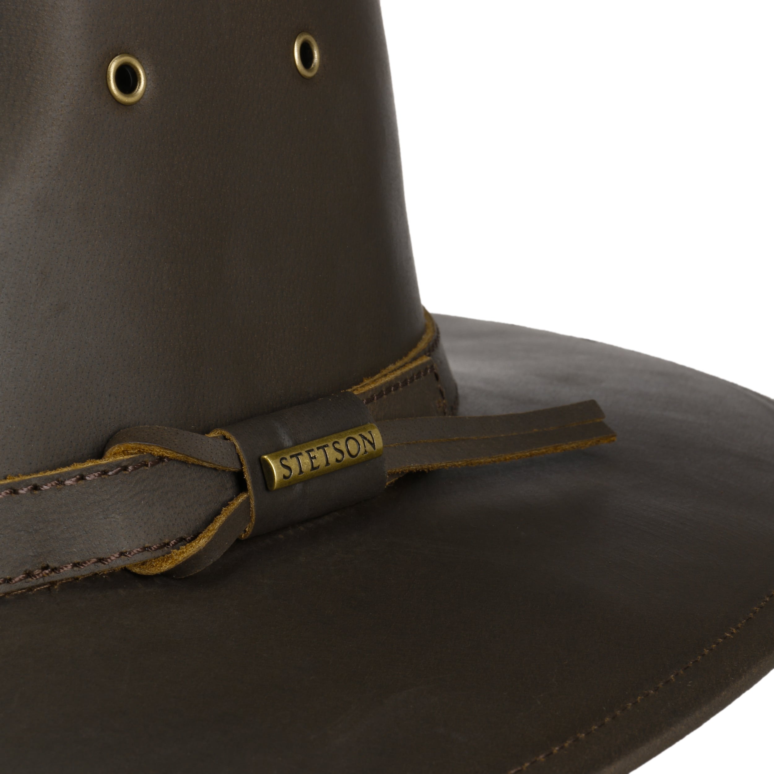 Glencross Western Buffalo Leather Hat by Stetson - 199,00