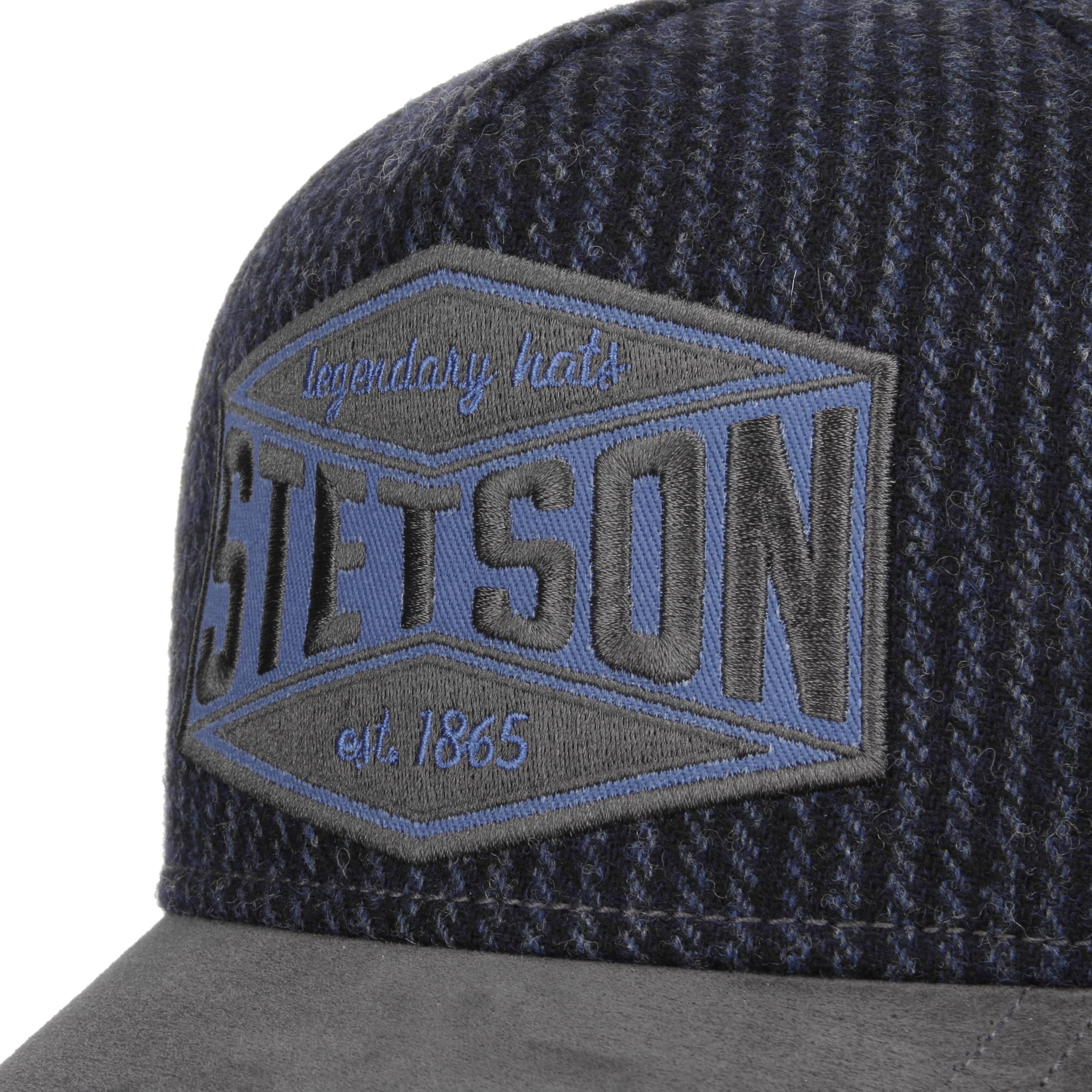 Goat Suede Peak Wool Cap by Stetson - 89,00