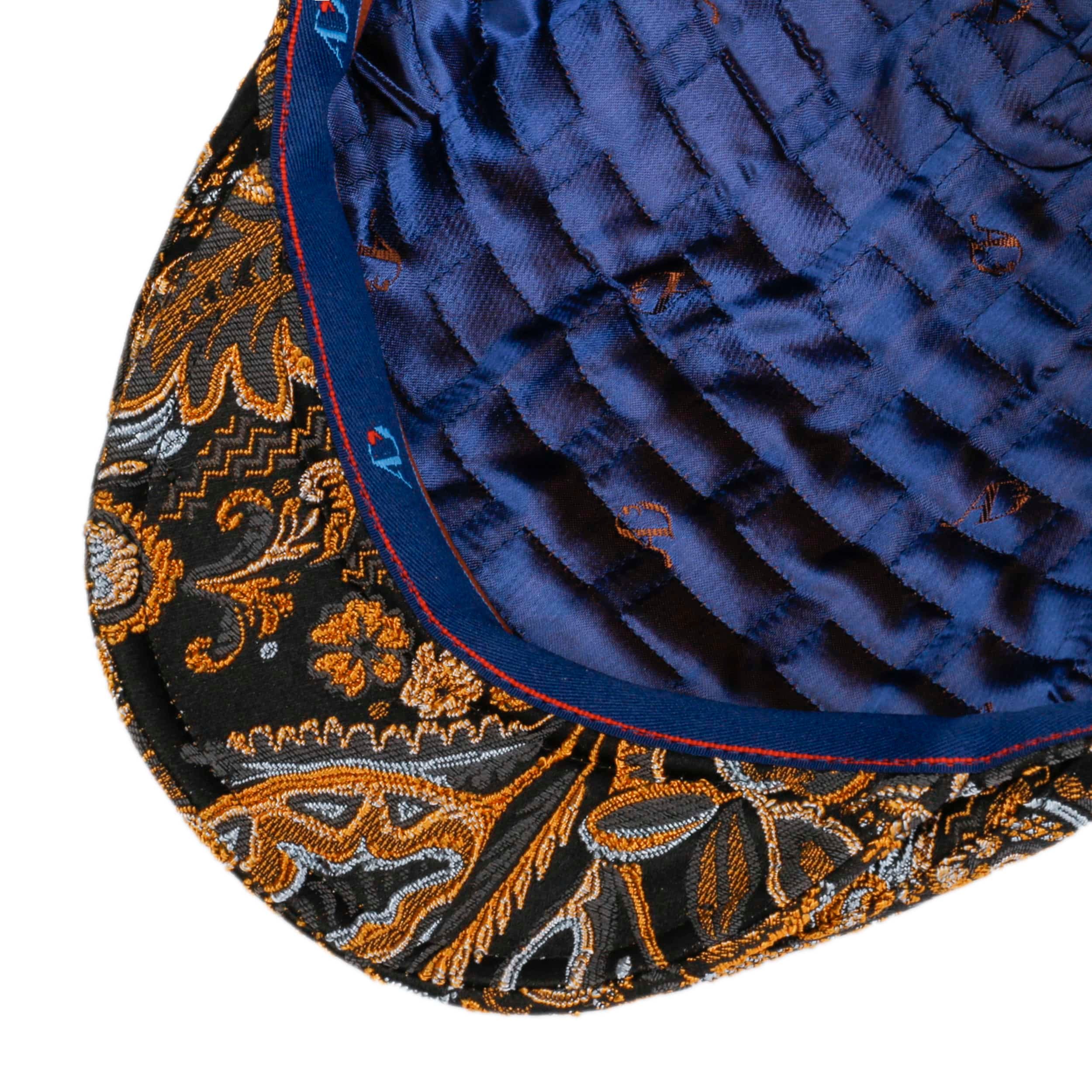 Golden Paisley Flat Cap by Alfonso D’Este - 76,95