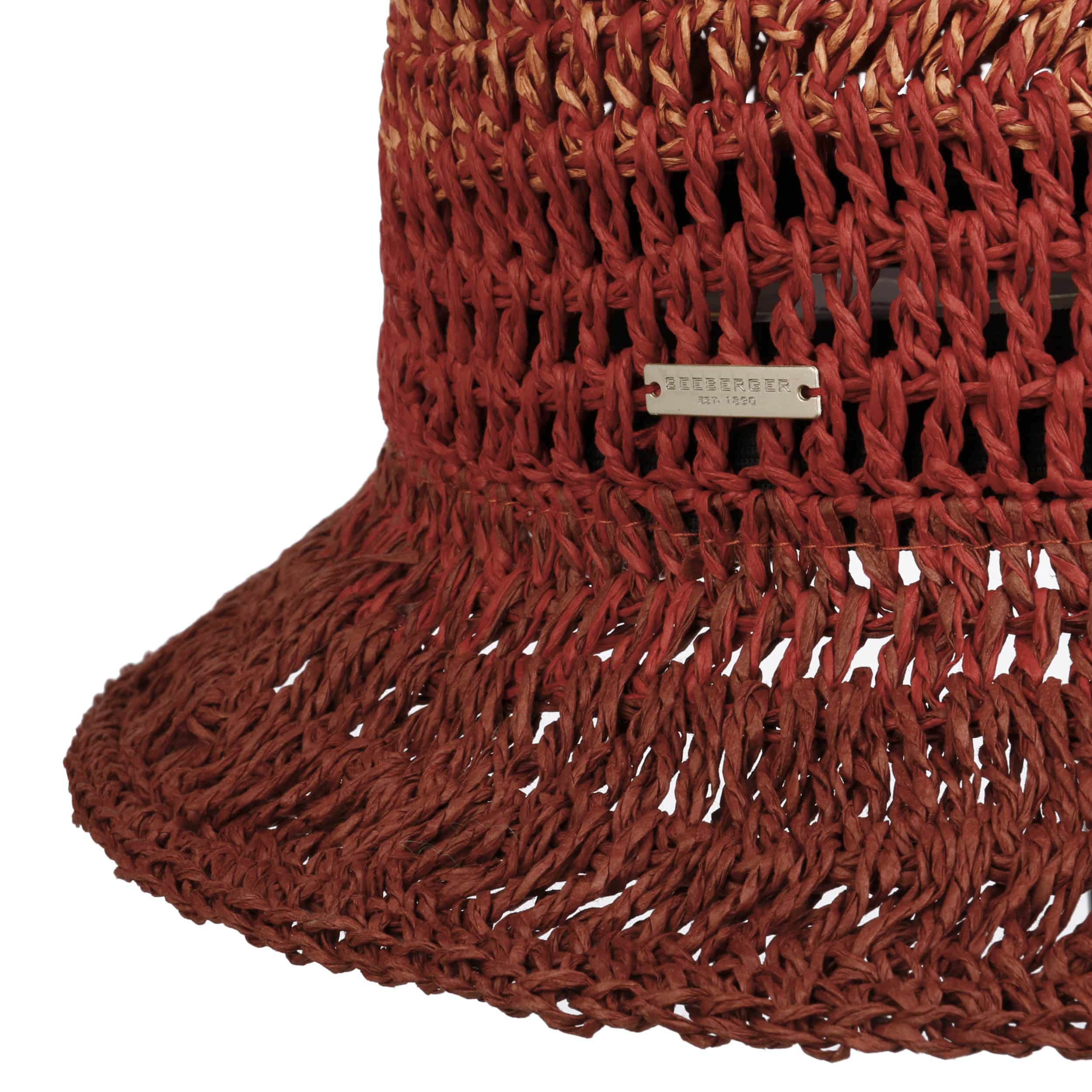 Gradient Colours Cloche Straw Hat by Seeberger - 53,95