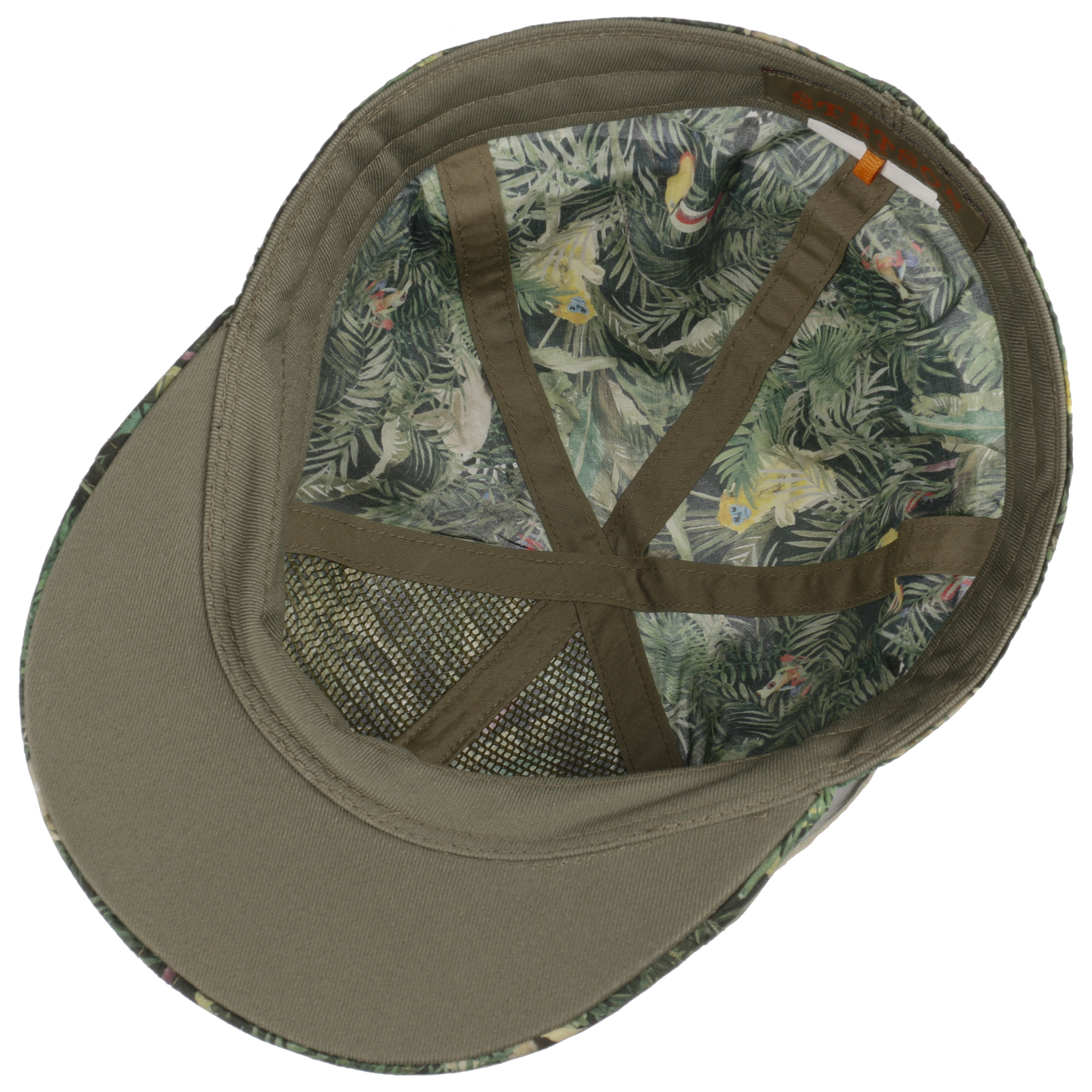 Green Jungle Flat Cap by Stetson - 39,00