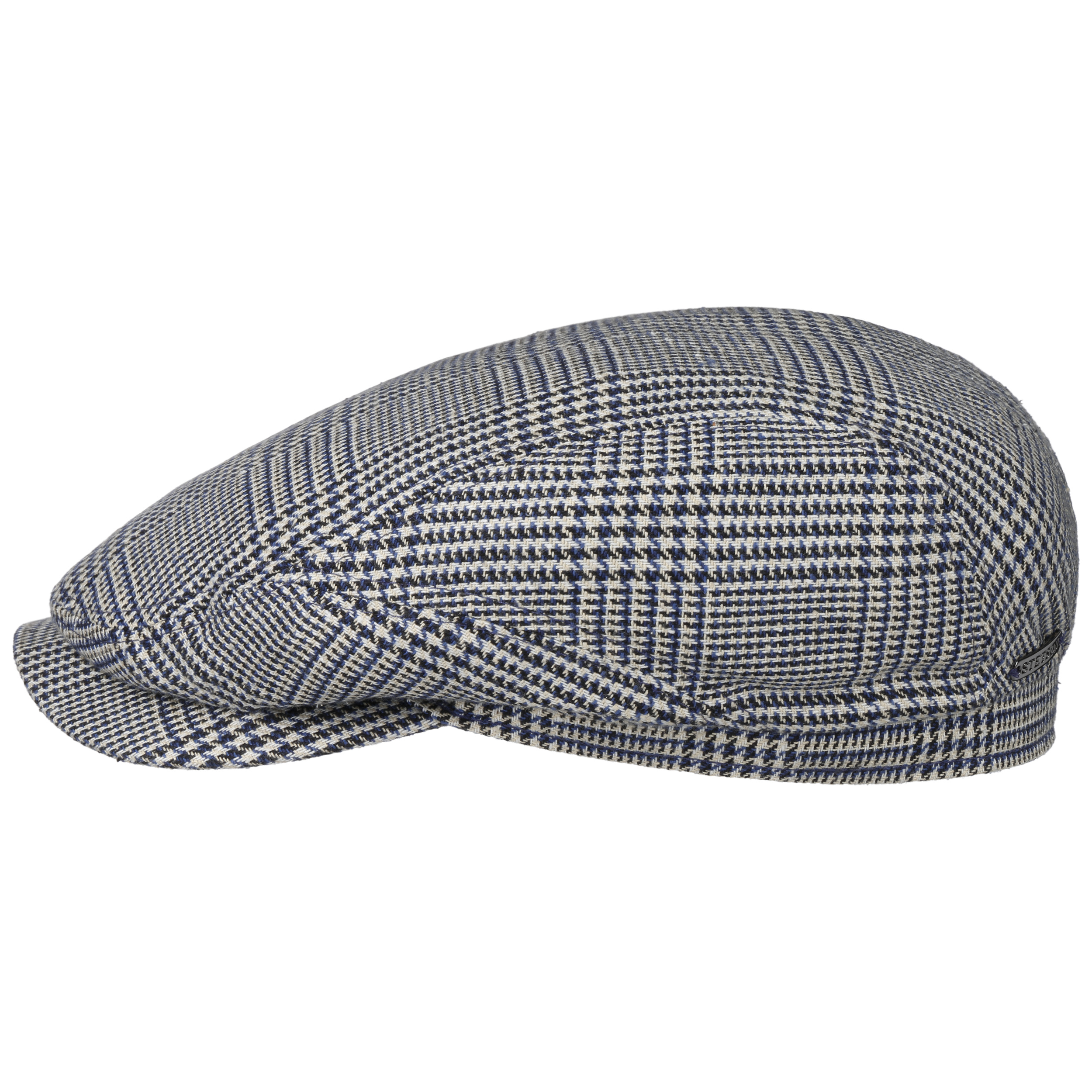 Hardwick Houndstooth Flat Cap by Stetson - 129,00
