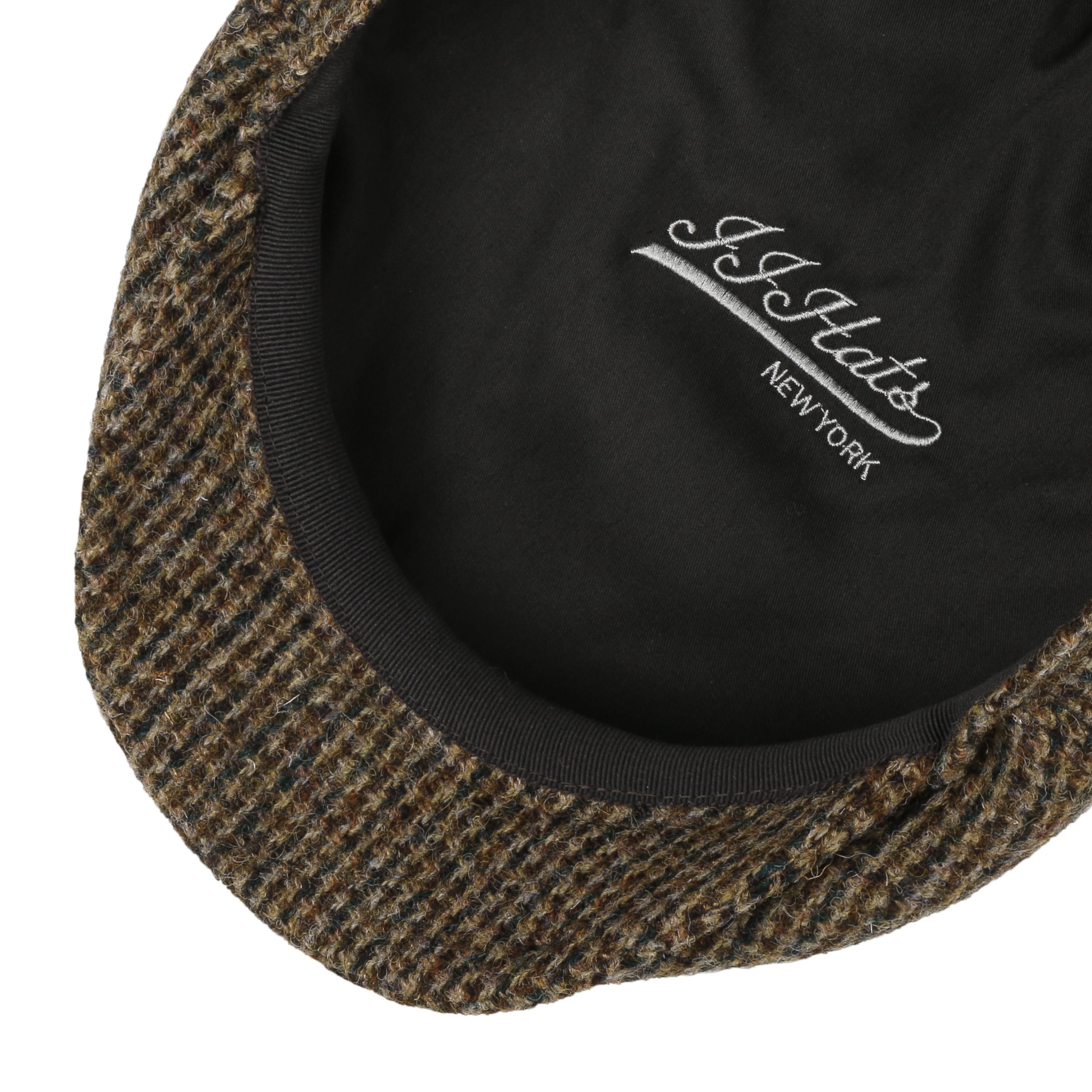 Harris Tweed Classic Driver Flat Cap by JJ Hats - 144,95