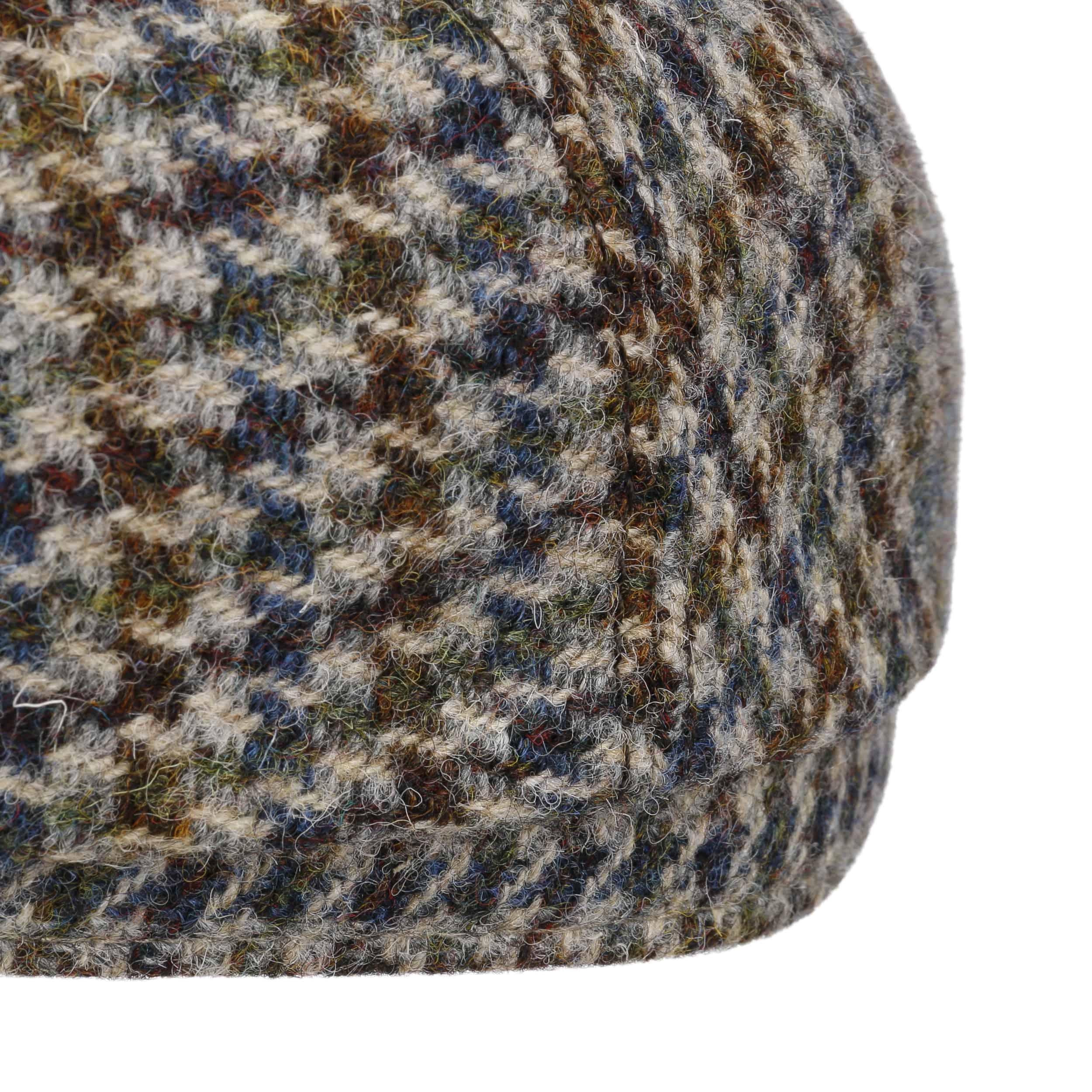 Harris Tweed Houndstooth Driver Cap by Stetson - 179,00