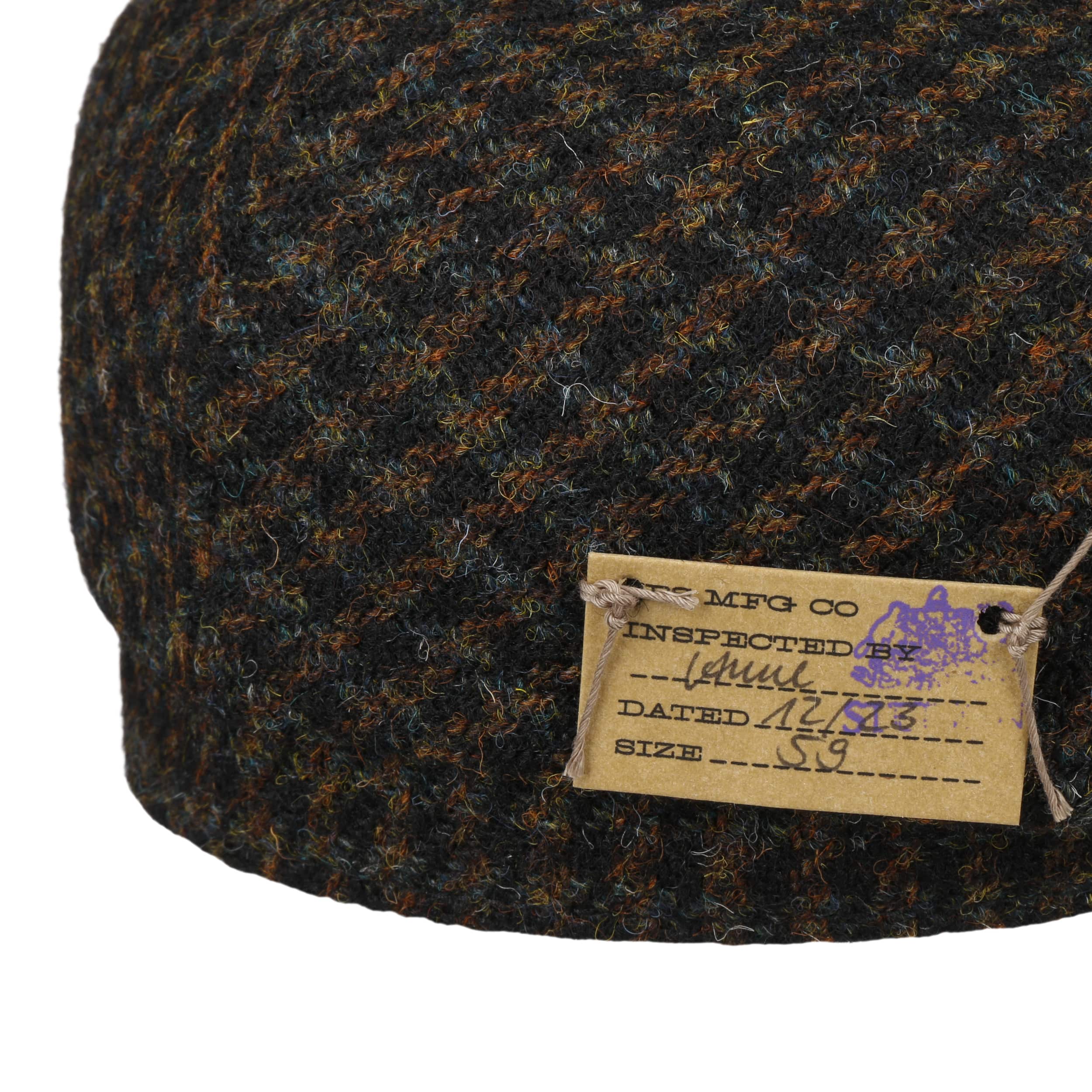 Harris Tweed Houndstooth Driver Cap by Stetson - 179,00