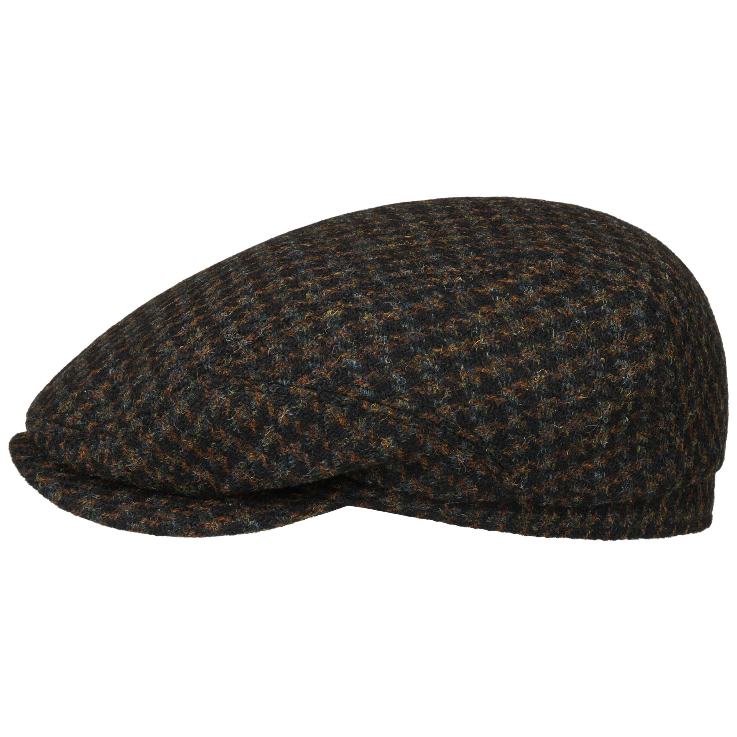 Harris Tweed Houndstooth Driver Cap by Stetson - 179,00